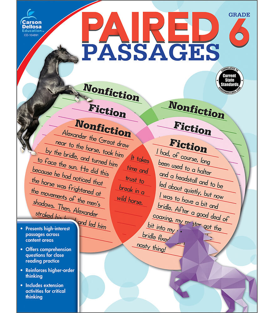 Paired Passages Workbook Grade 6 eBook