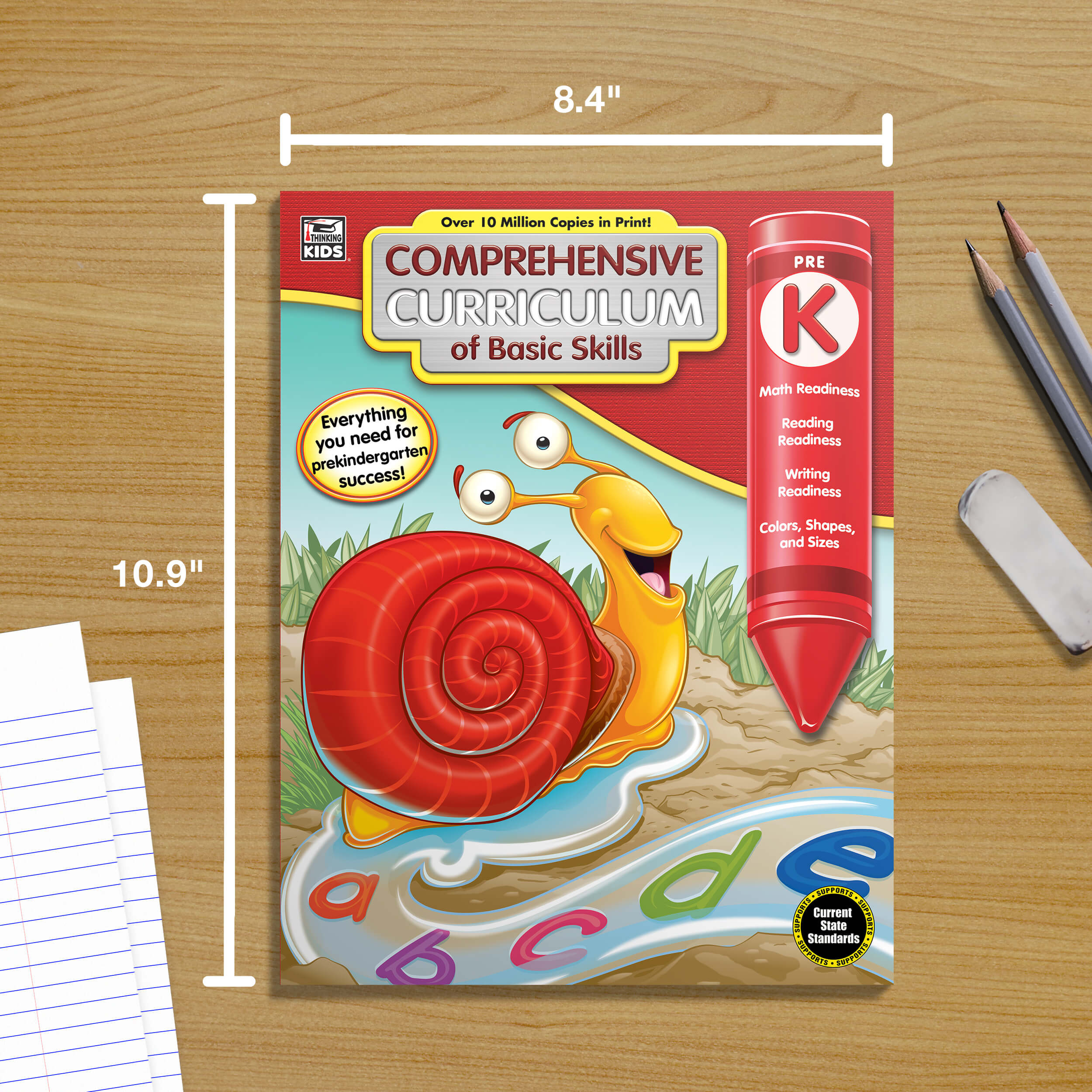 Grade PK-K Comprehensive Curriculum of Basic Skills Workbook eBook