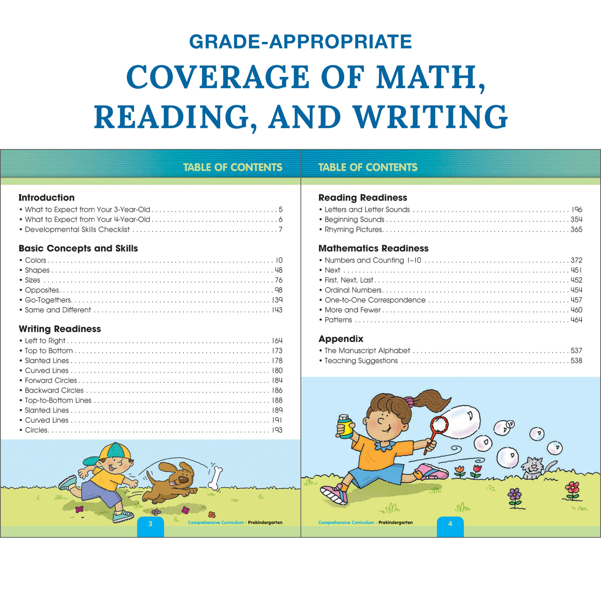 Grade PK Comprehensive Curriculum of Basic Skills Workbook eBook (PDF)