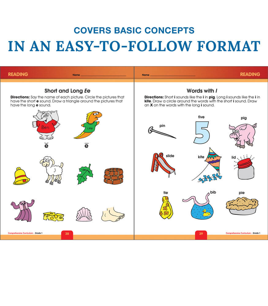 Grade 1 Comprehensive Curriculum of Basic Skills Workbook Paperback