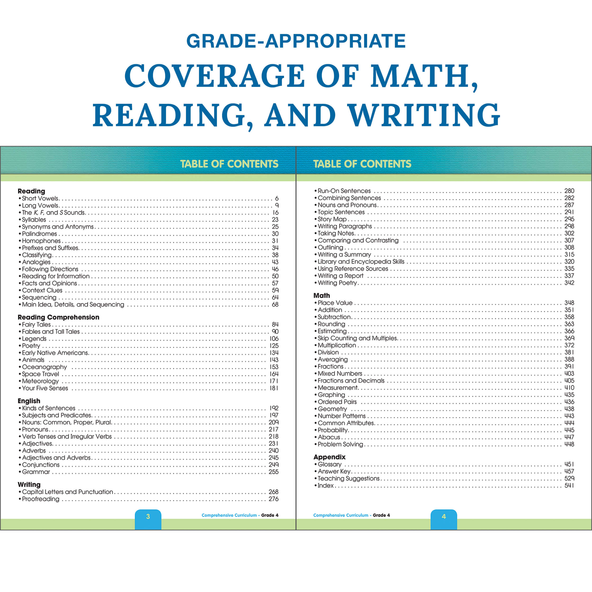 Grade 4 Comprehensive Curriculum of Basic Skills Workbook eBook (PDF)