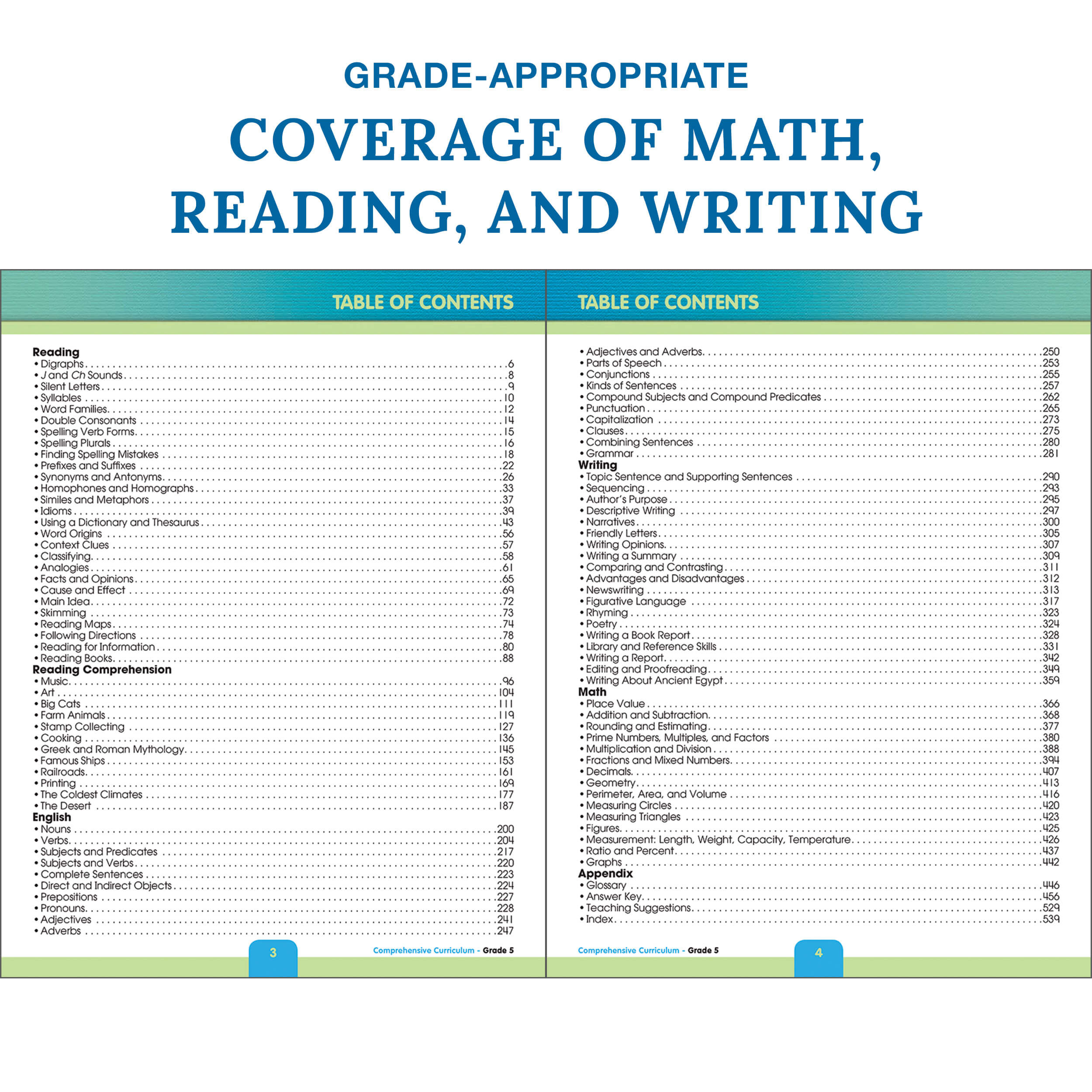 Grade 5 Comprehensive Curriculum of Basic Skills Workbook eBook (PDF)