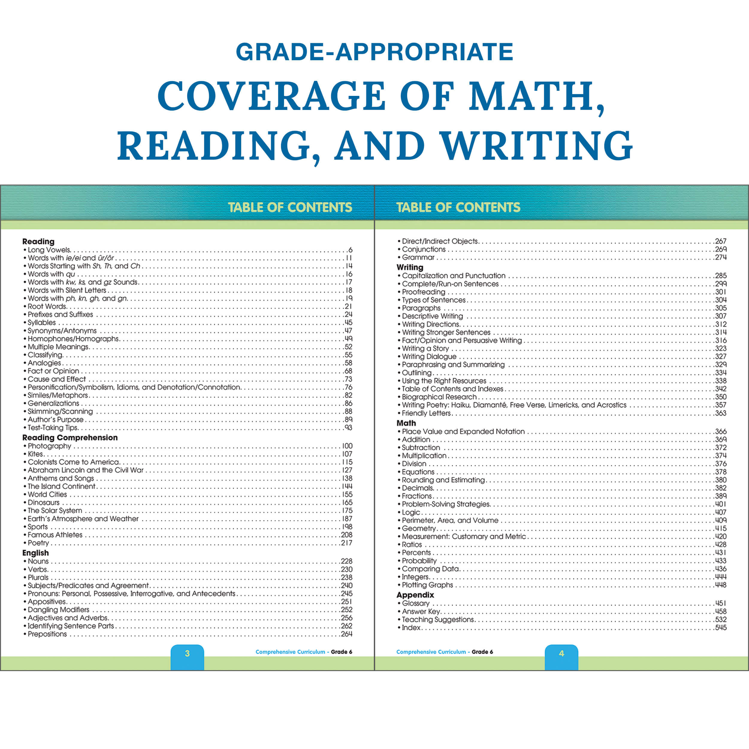 Grade 6 Comprehensive Curriculum of Basic Skills Workbook eBook (PDF)