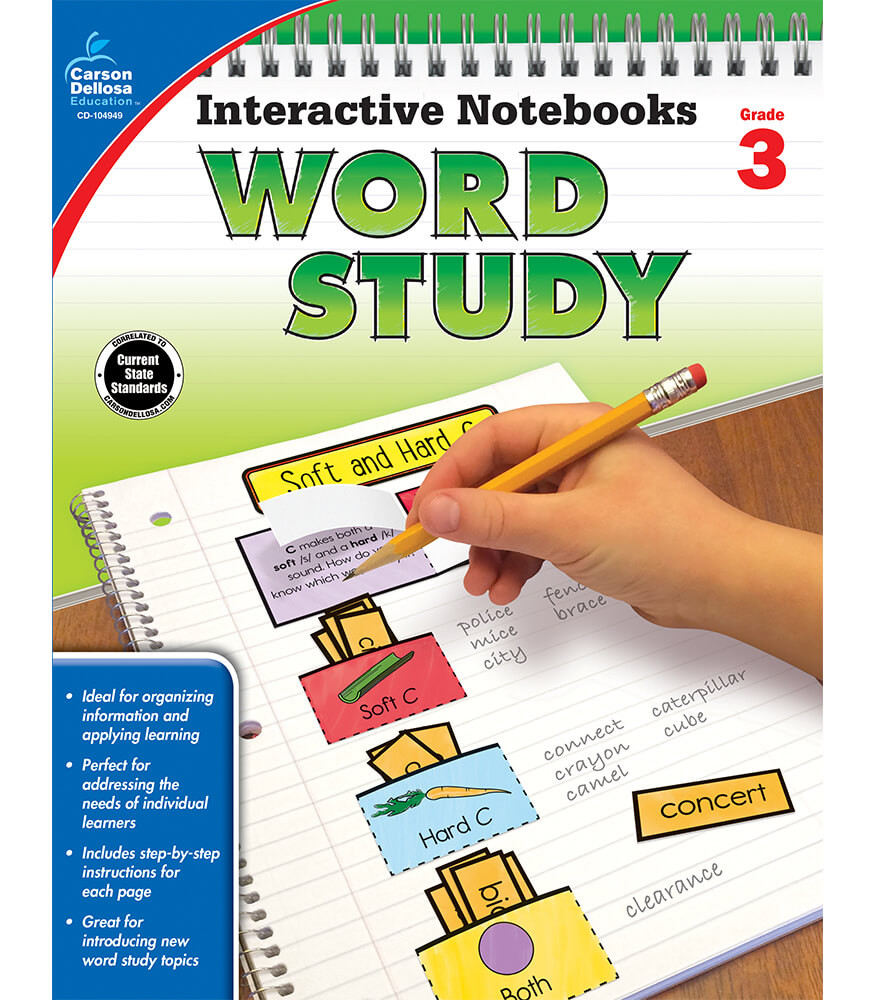 Interactive Notebooks: Word Study Resource Book Grade 3 eBook
