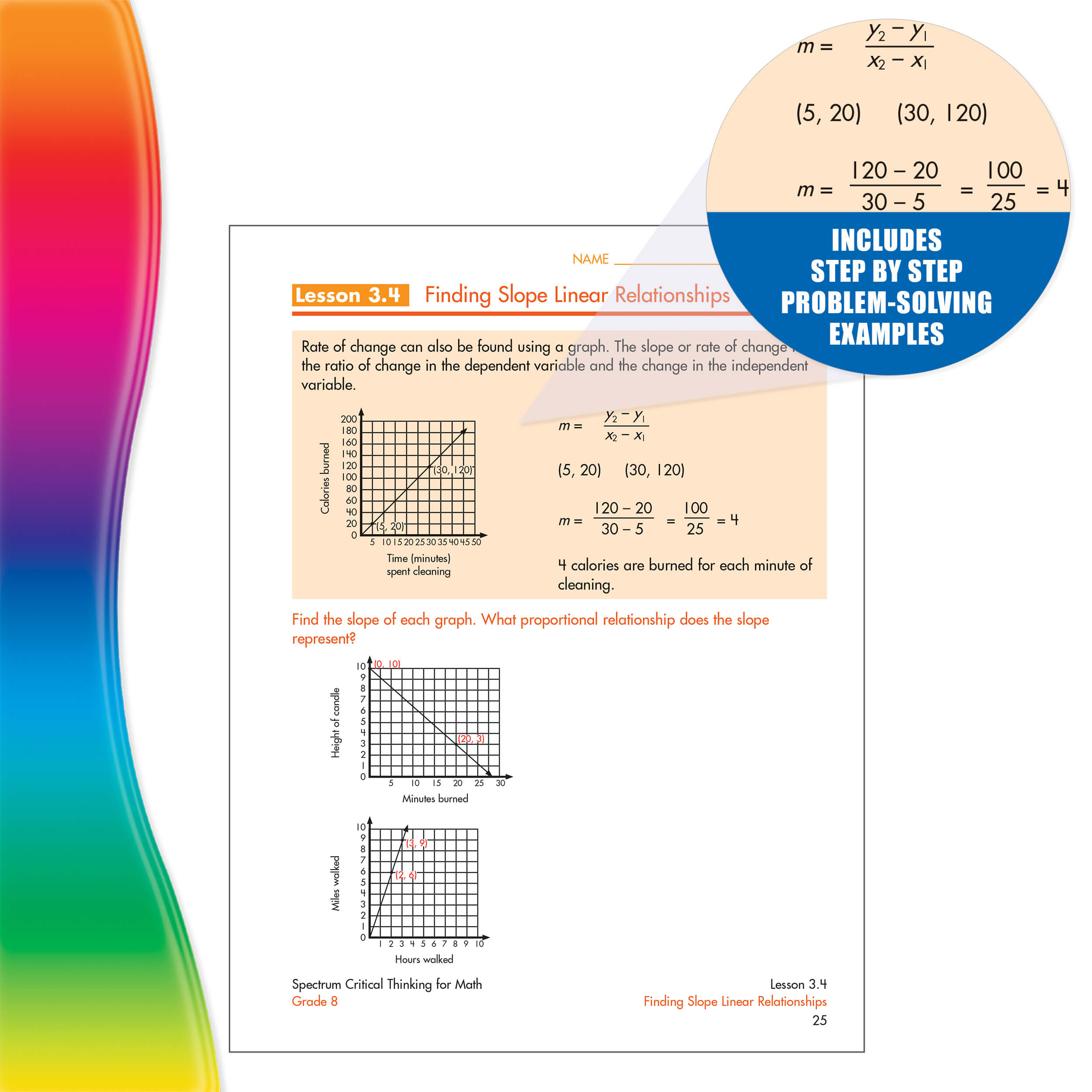 Grade 8 Spectrum Critical Thinking for Math Workbook eBook (PDF)