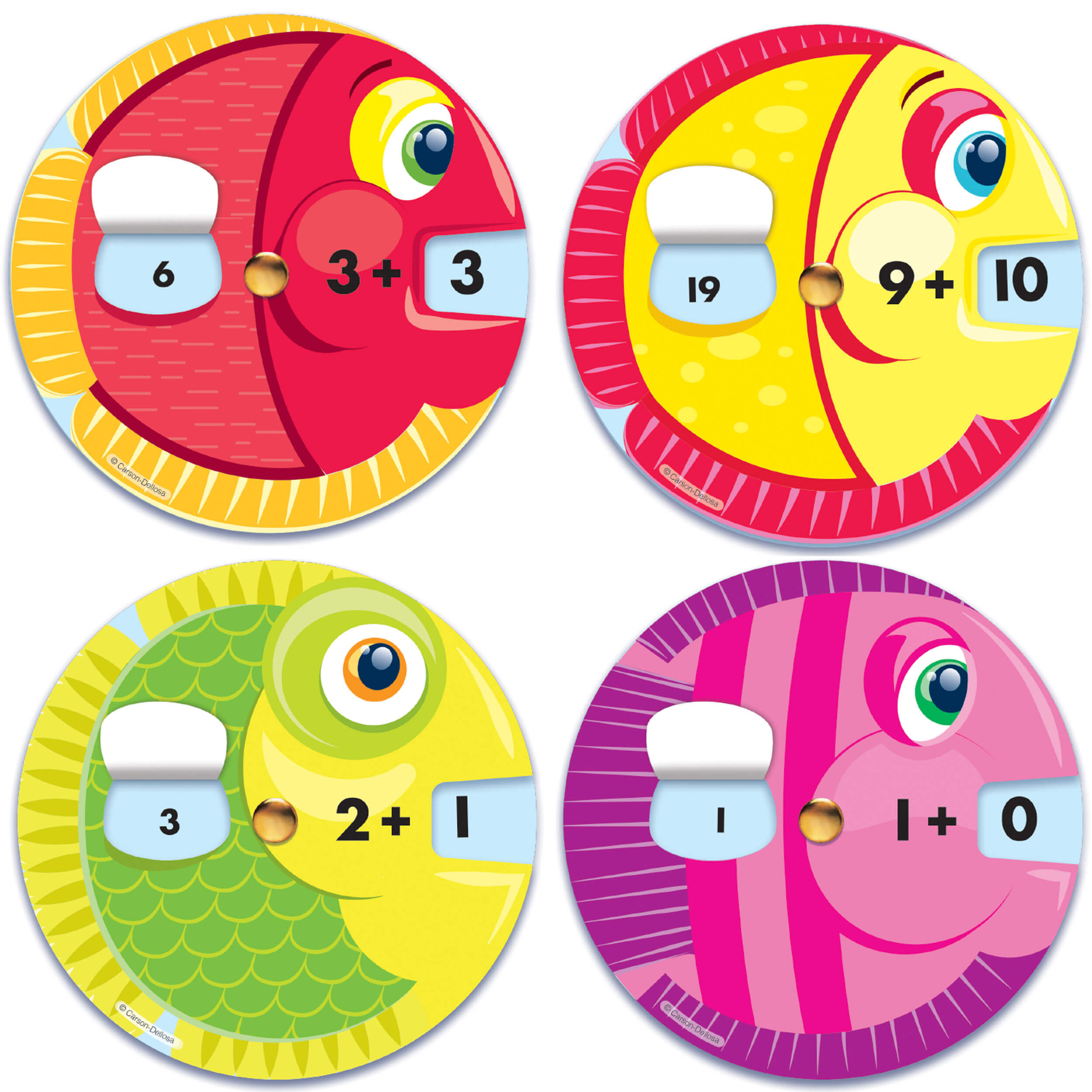 Grade K-2 EZ-Spin: Addition Facts Math Manipulative