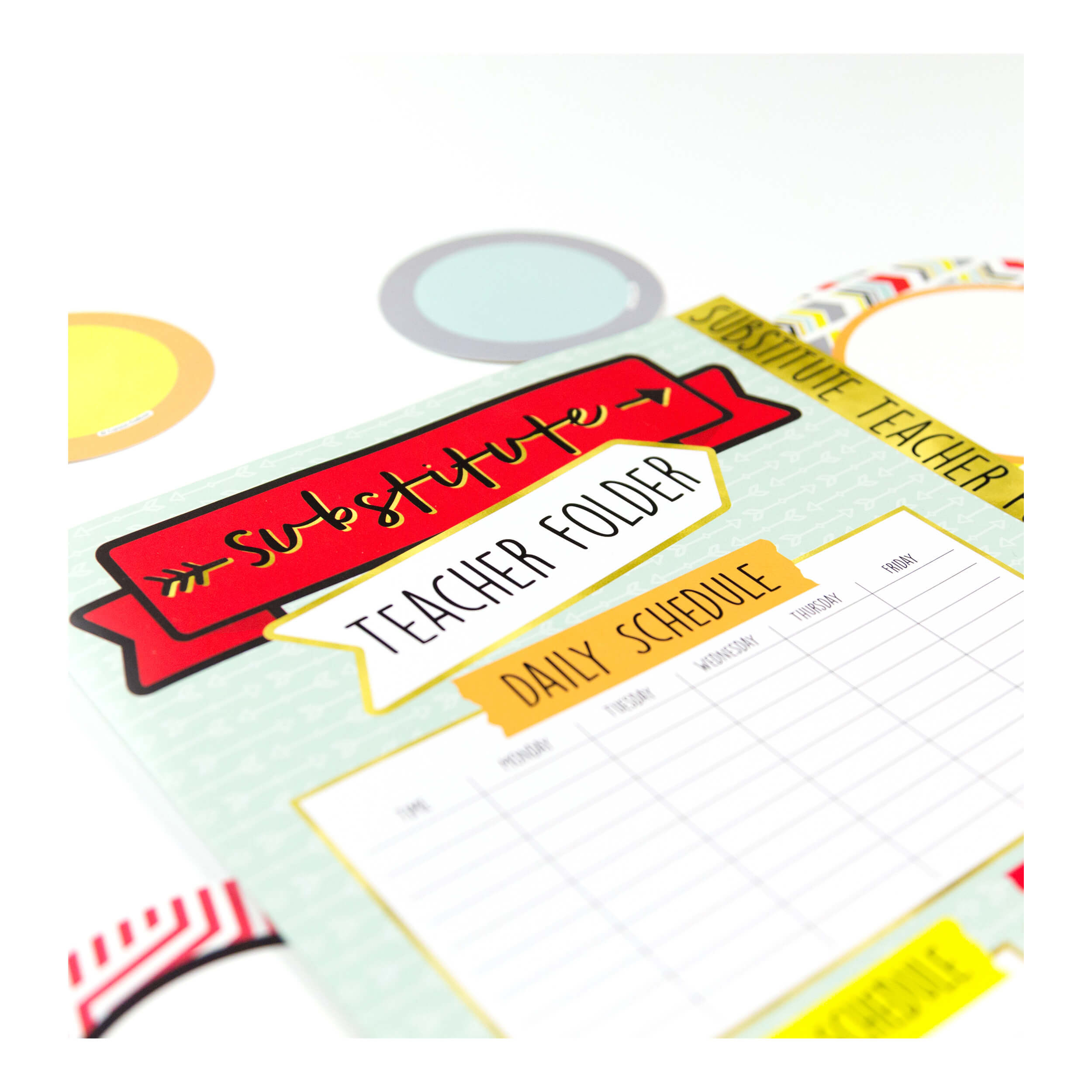 Aim High Substitute Teacher Folder