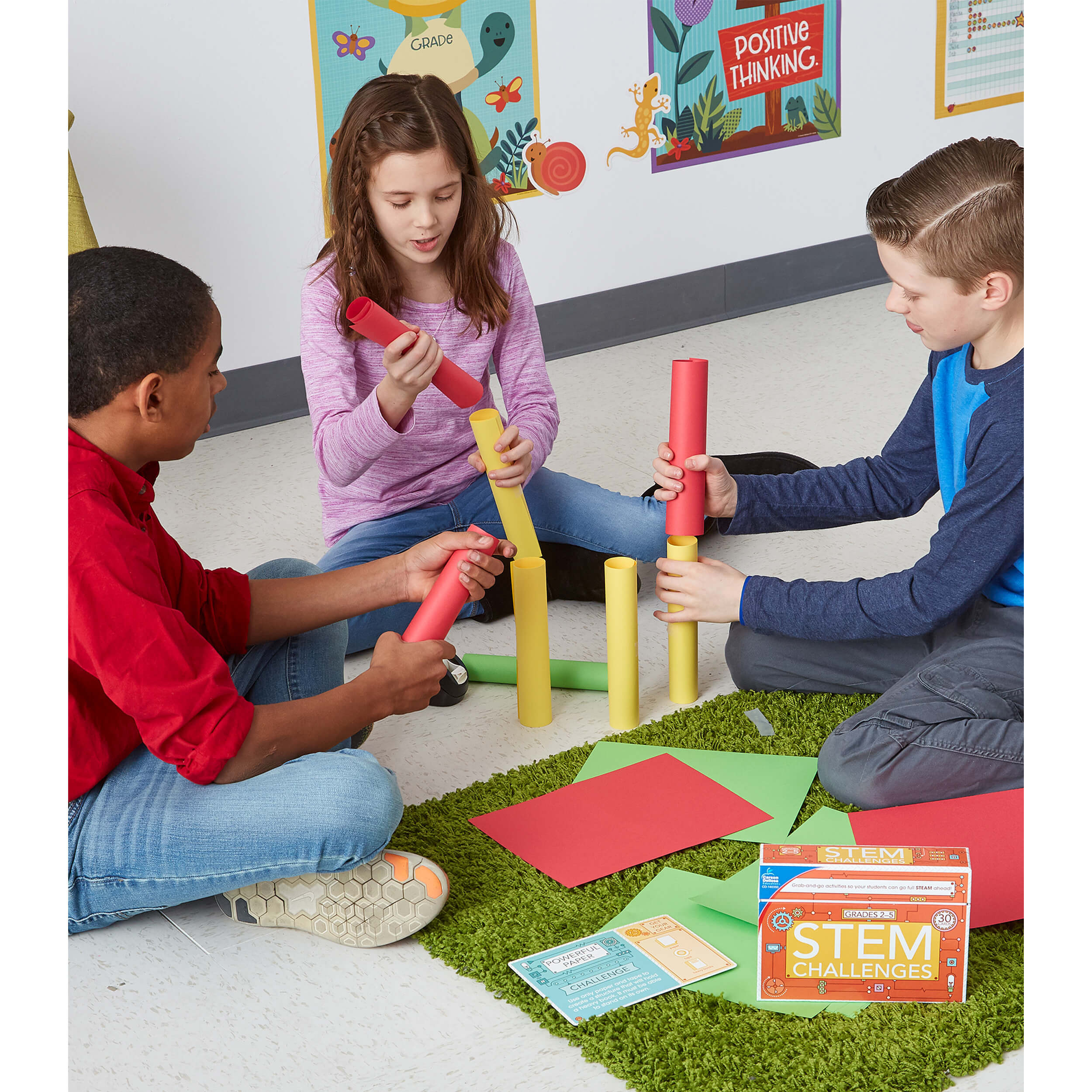 Grade 2-5 STEM Challenges Science Learning Cards