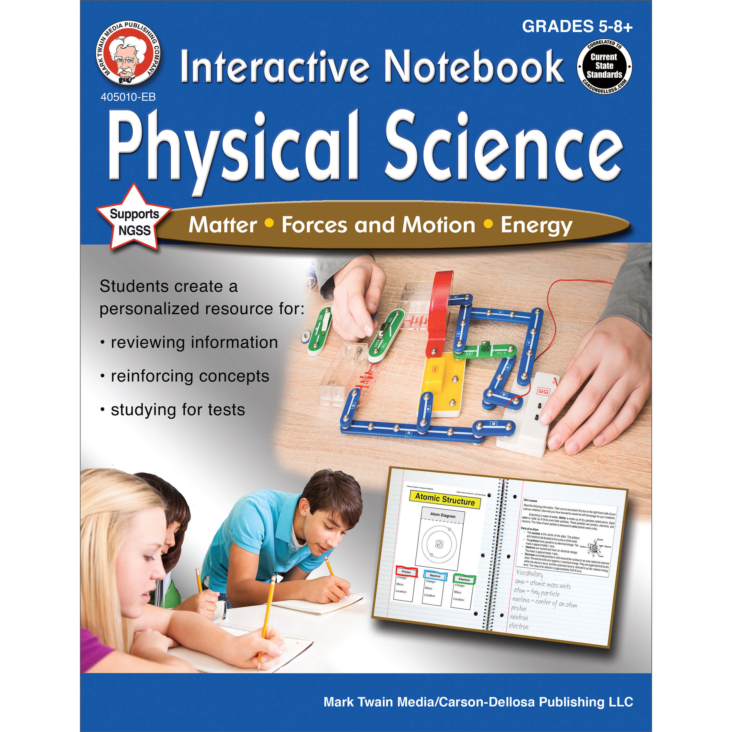 Grade 5-8 Interactive Notebook: Physical Science Resource Book eBook (PDF)