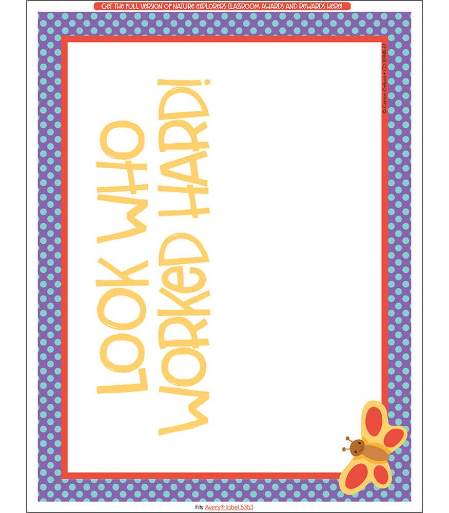 Nature Explorers Printable Awards & Rewards