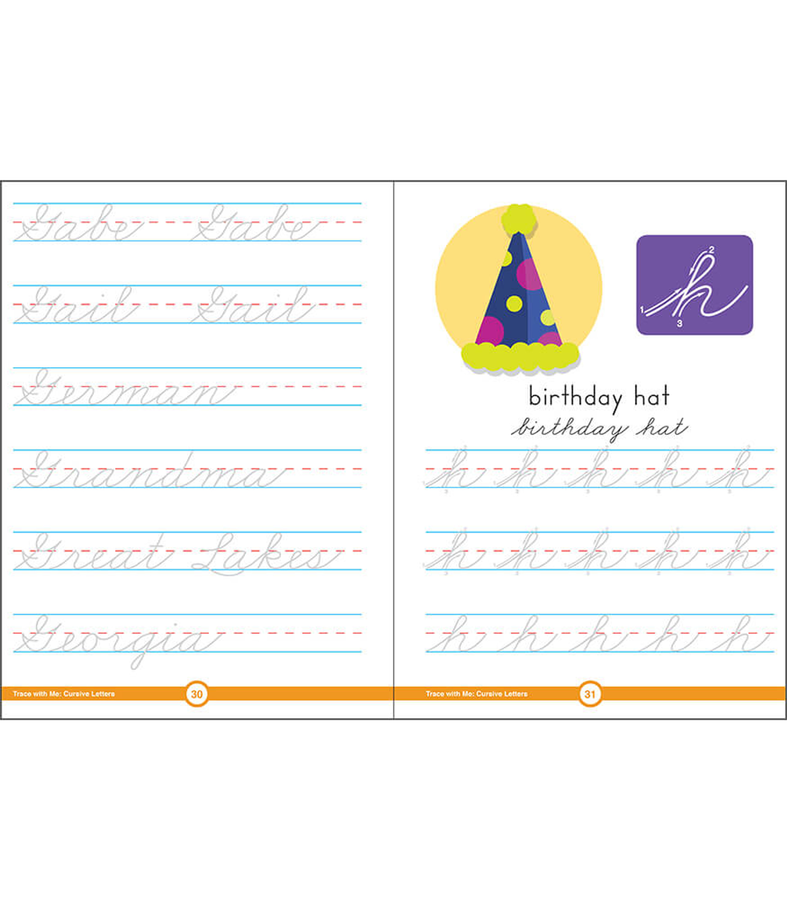 Grade 2-5 Trace with Me: Cursive Letters Activity Book eBook (PDF)