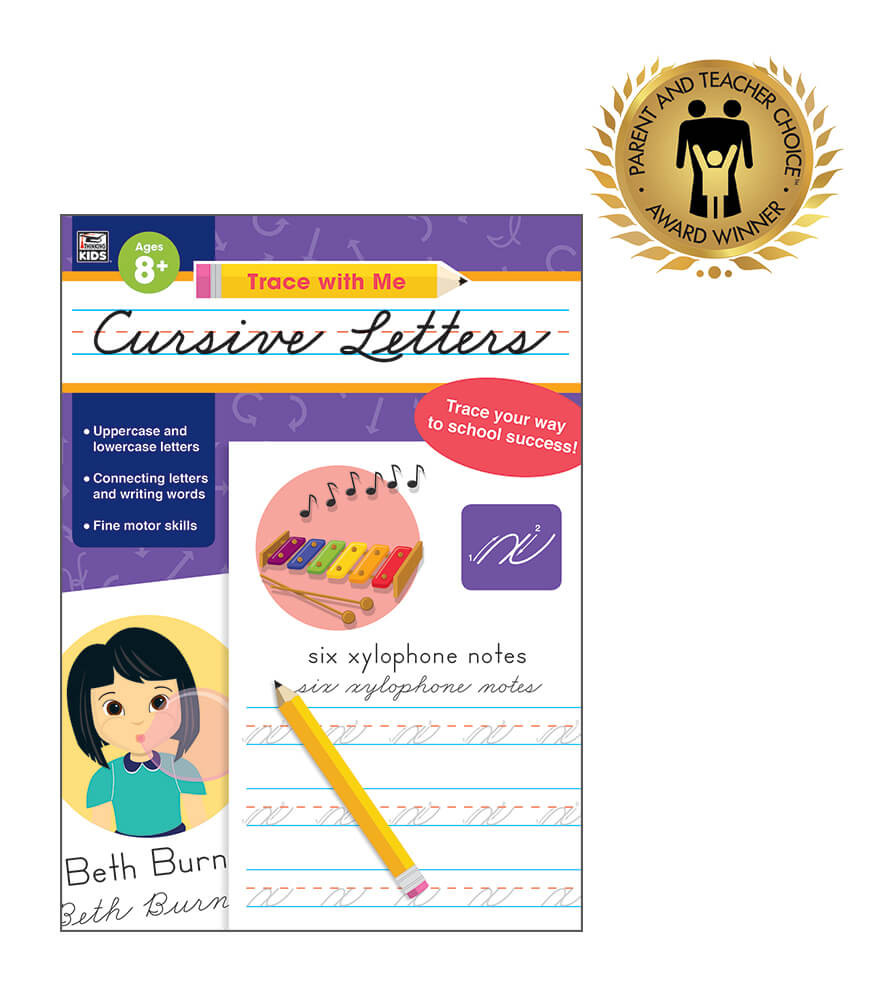 Grade 2-5 Trace with Me: Cursive Letters Activity Book eBook (PDF)