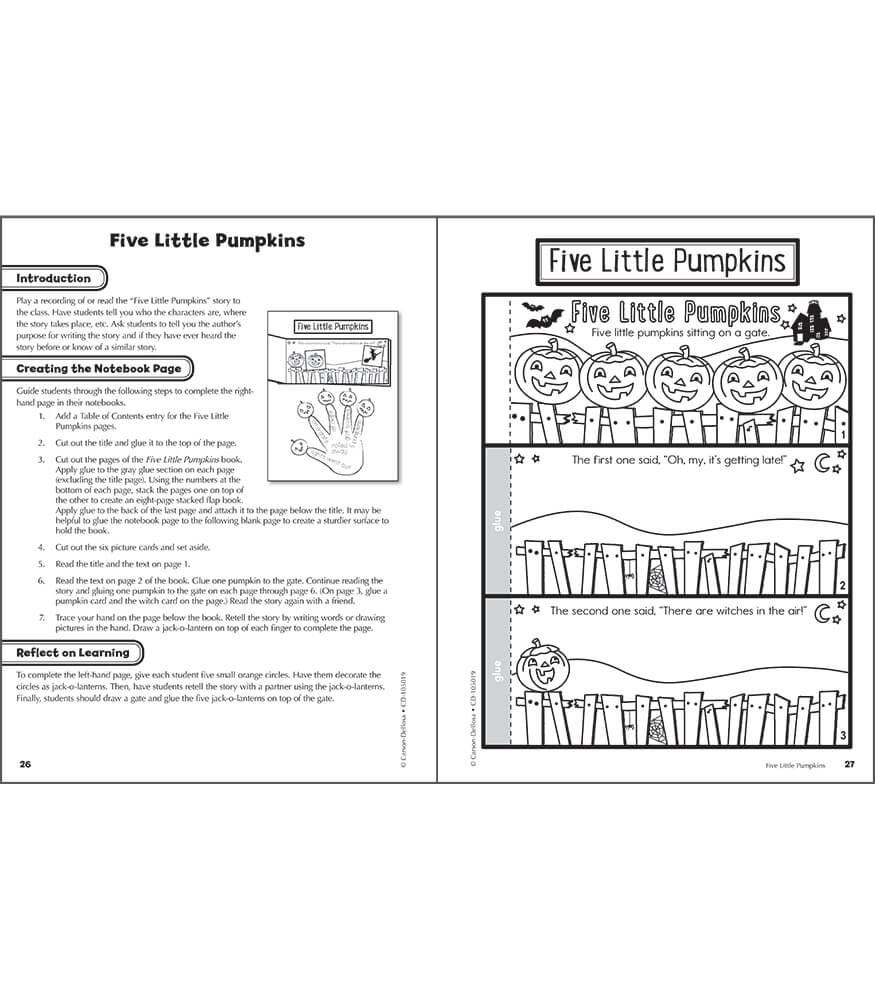 Grade K Interactive Notebooks: Seasonal Resource Book eBook (PDF)