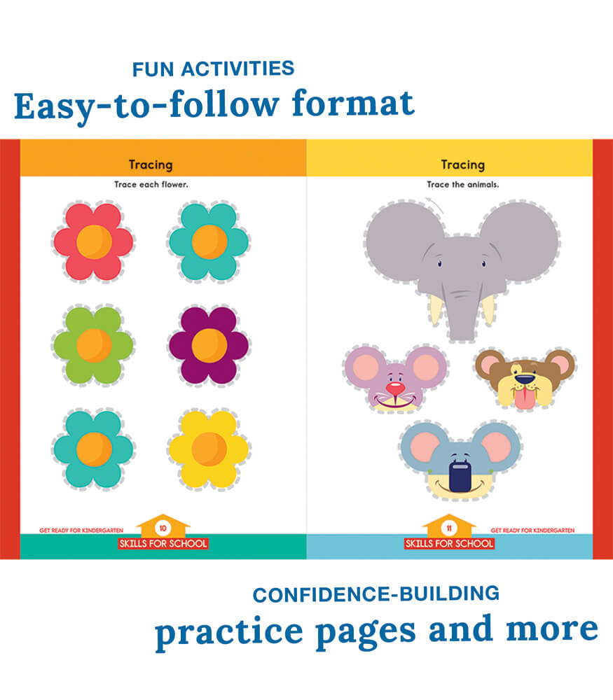 Get Ready for Kindergarten Activity Book Grade K eBook