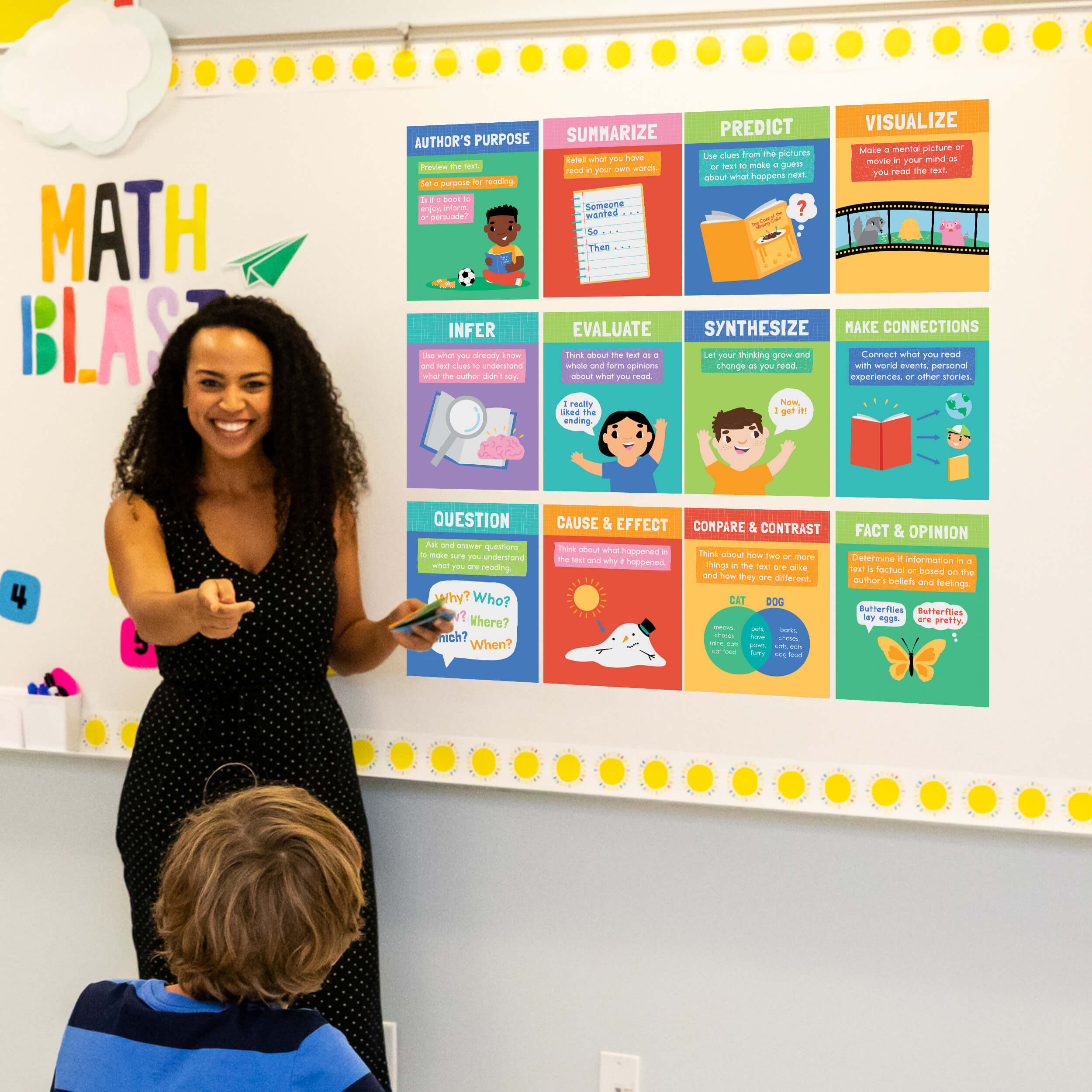 Mini Posters: Reading Comprehension Strategies Poster Set