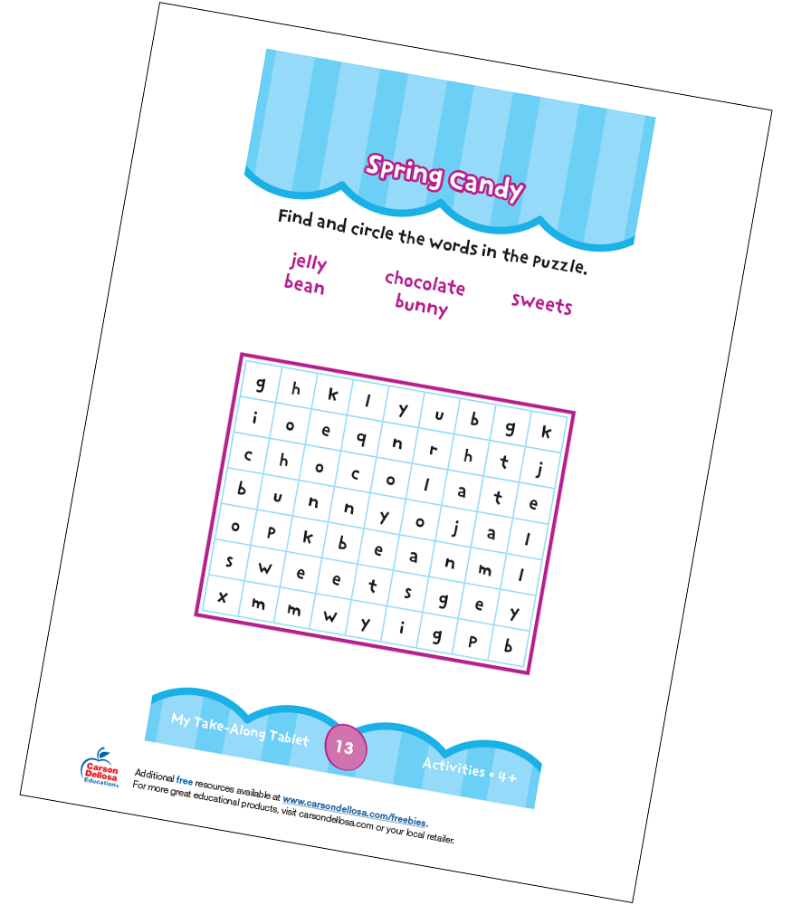 Spring Candy Free Activity | Carson Dellosa