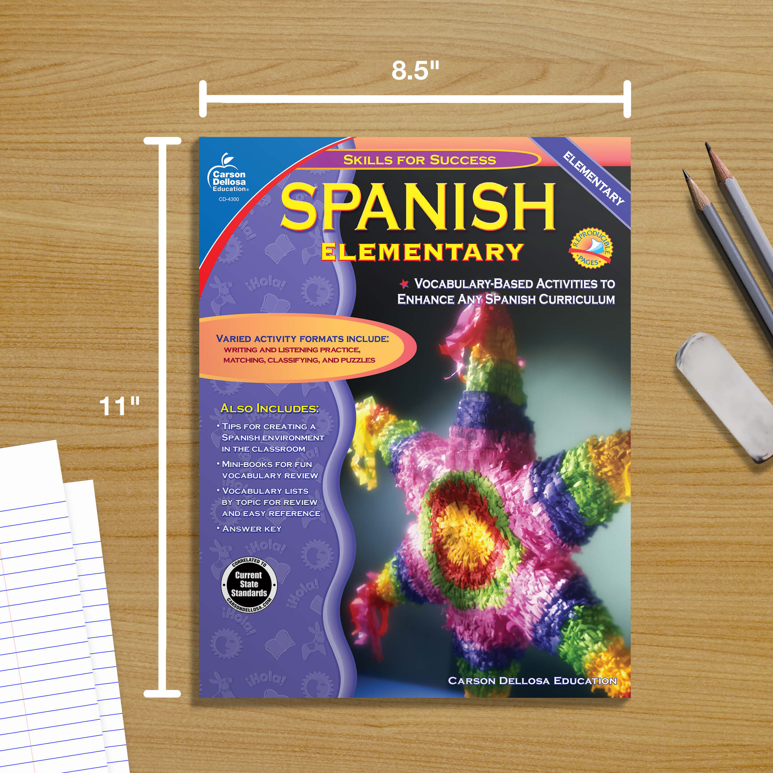 Grade K-5 Skills for Success Spanish Resource Book eBook