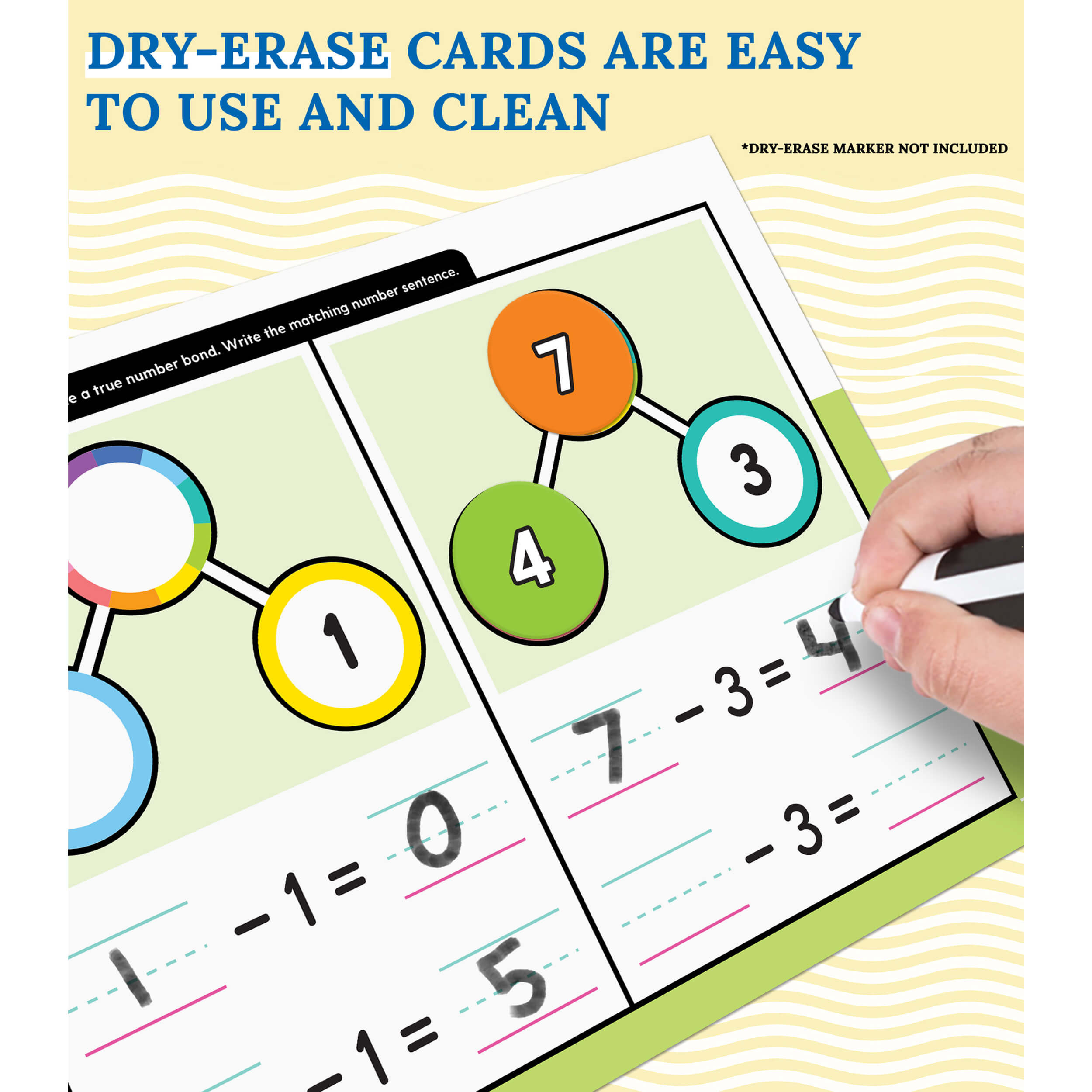 Grade K-1 Edu-Clings Silicone Center: Number Bonds Math Manipulative ...