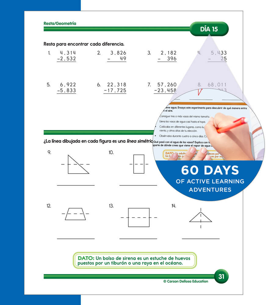 Grade 4-5 Summer Bridge Activities Spanish 4-5 Workbook Paperback