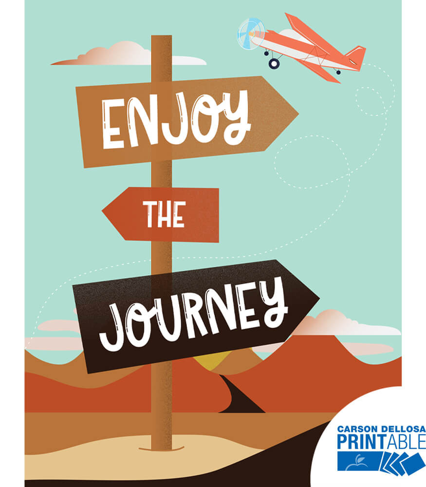 Let's Explore Chart and Printable Poster Set