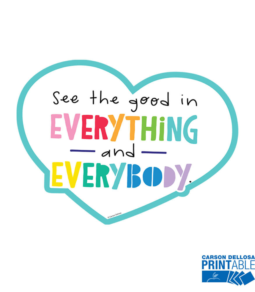 Happy Place Motivational Printable Bulletin Board Set