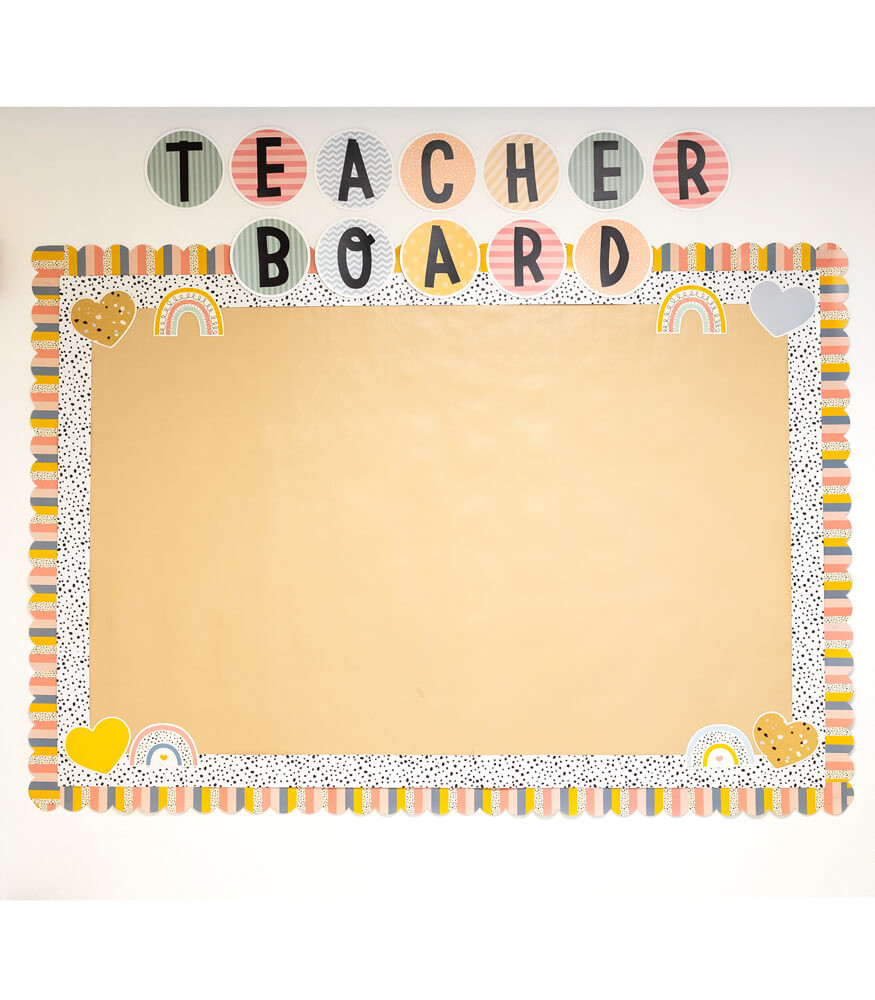 Stripes Scalloped Bulletin Board Borders 39'
