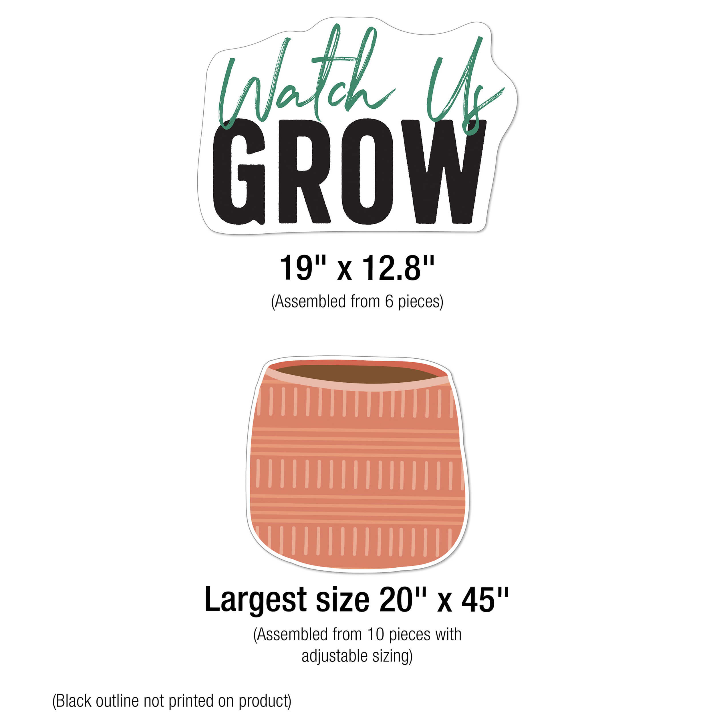 Watch Us Grow Bulletin Board Set