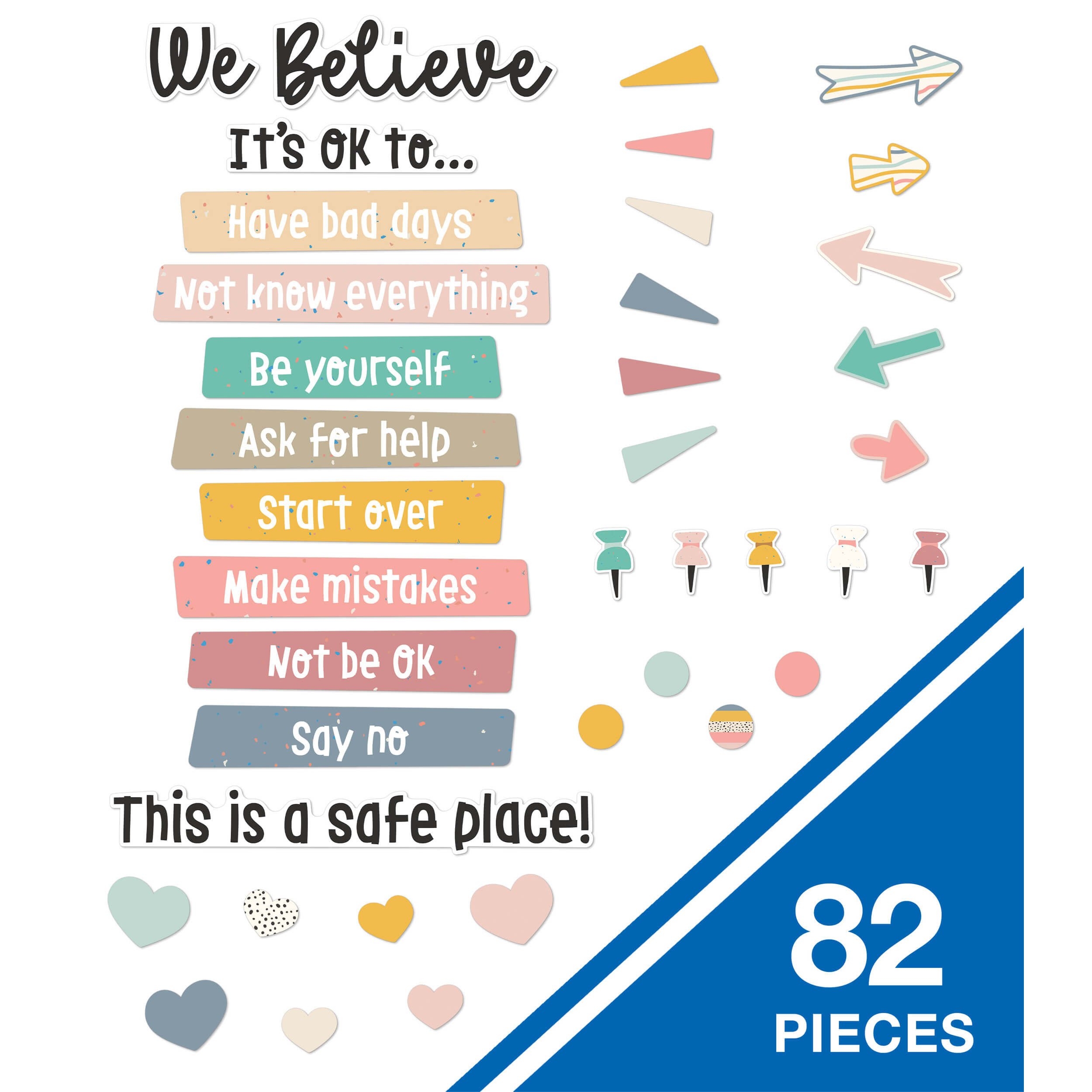 We Belong Motivational Bulletin Board Set