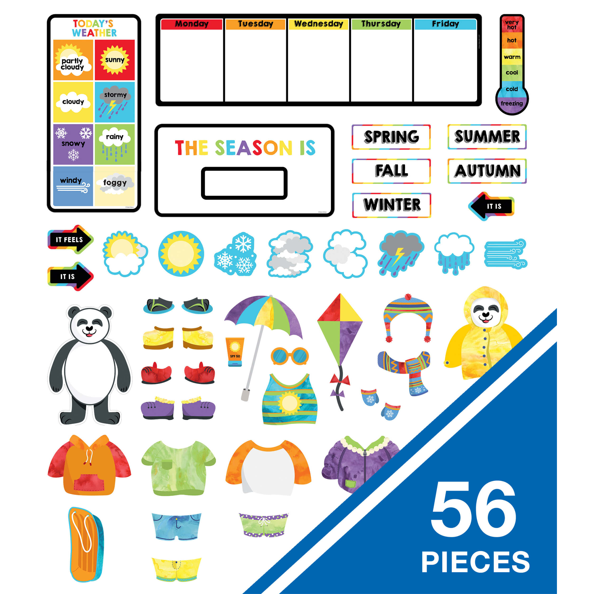 Grade PK-2 Weather Bulletin Board Set