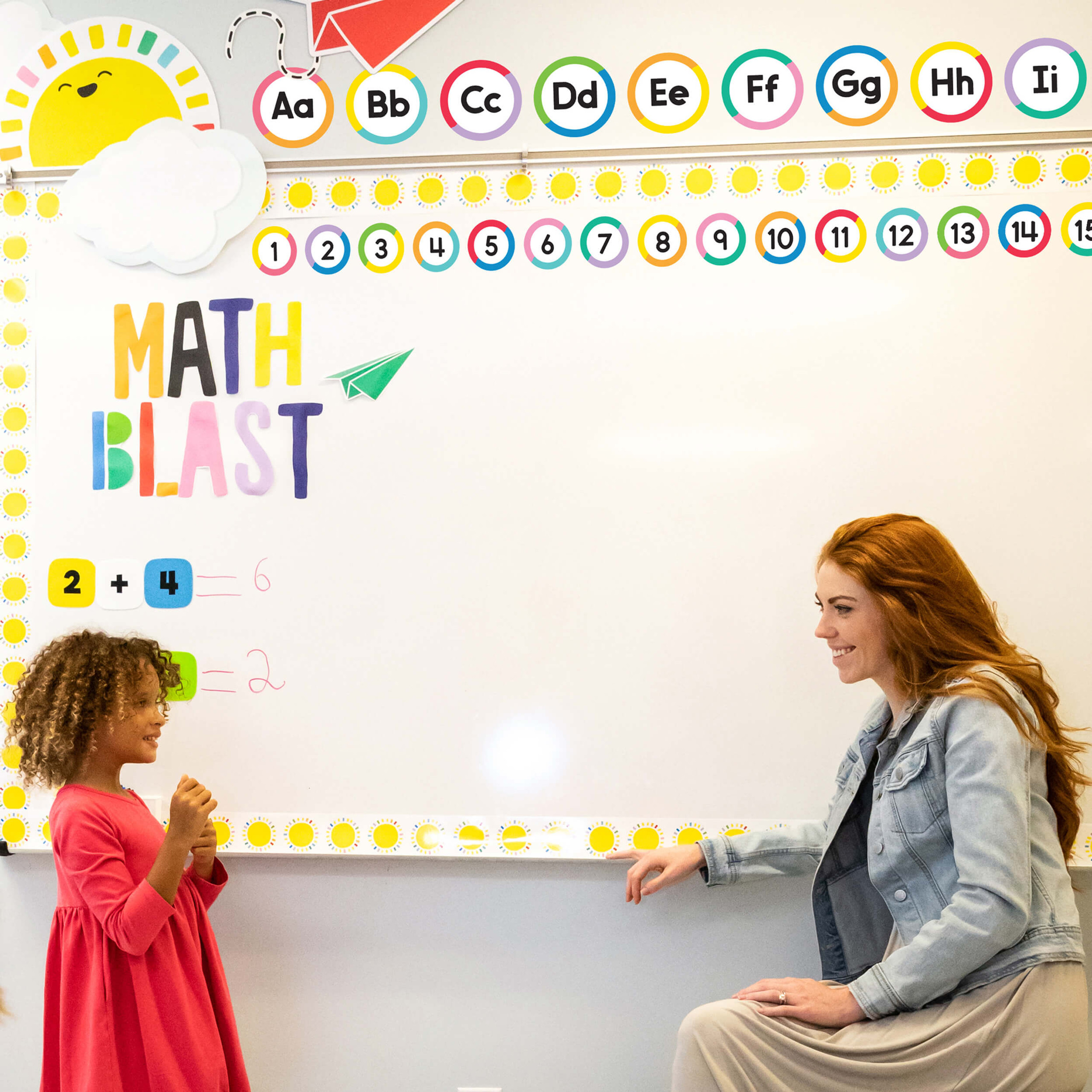 Grade K-5 Student Numbers and Word Wall Letters Mega Pack Cutouts