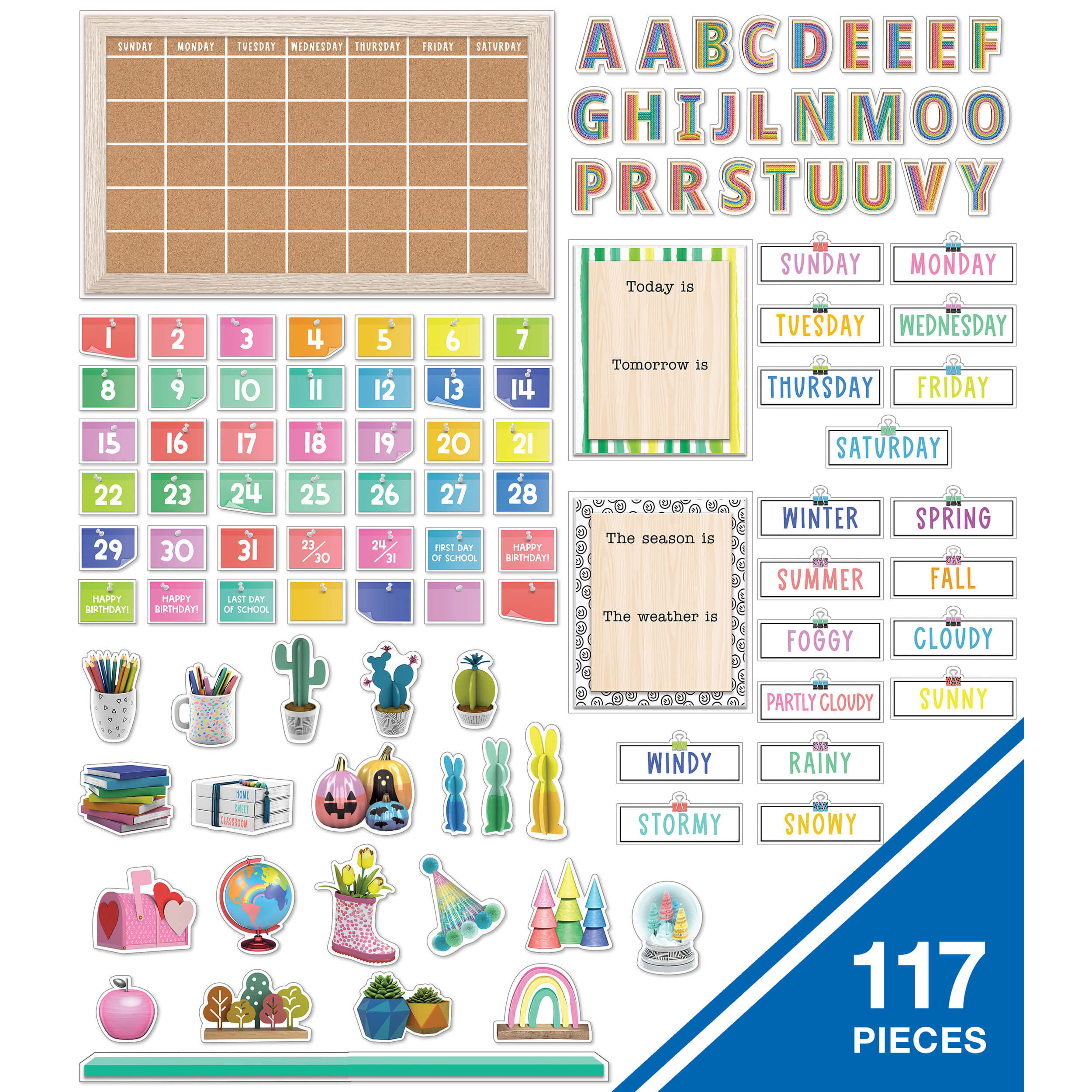 Creatively Inspired Calendar Bulletin Board Set