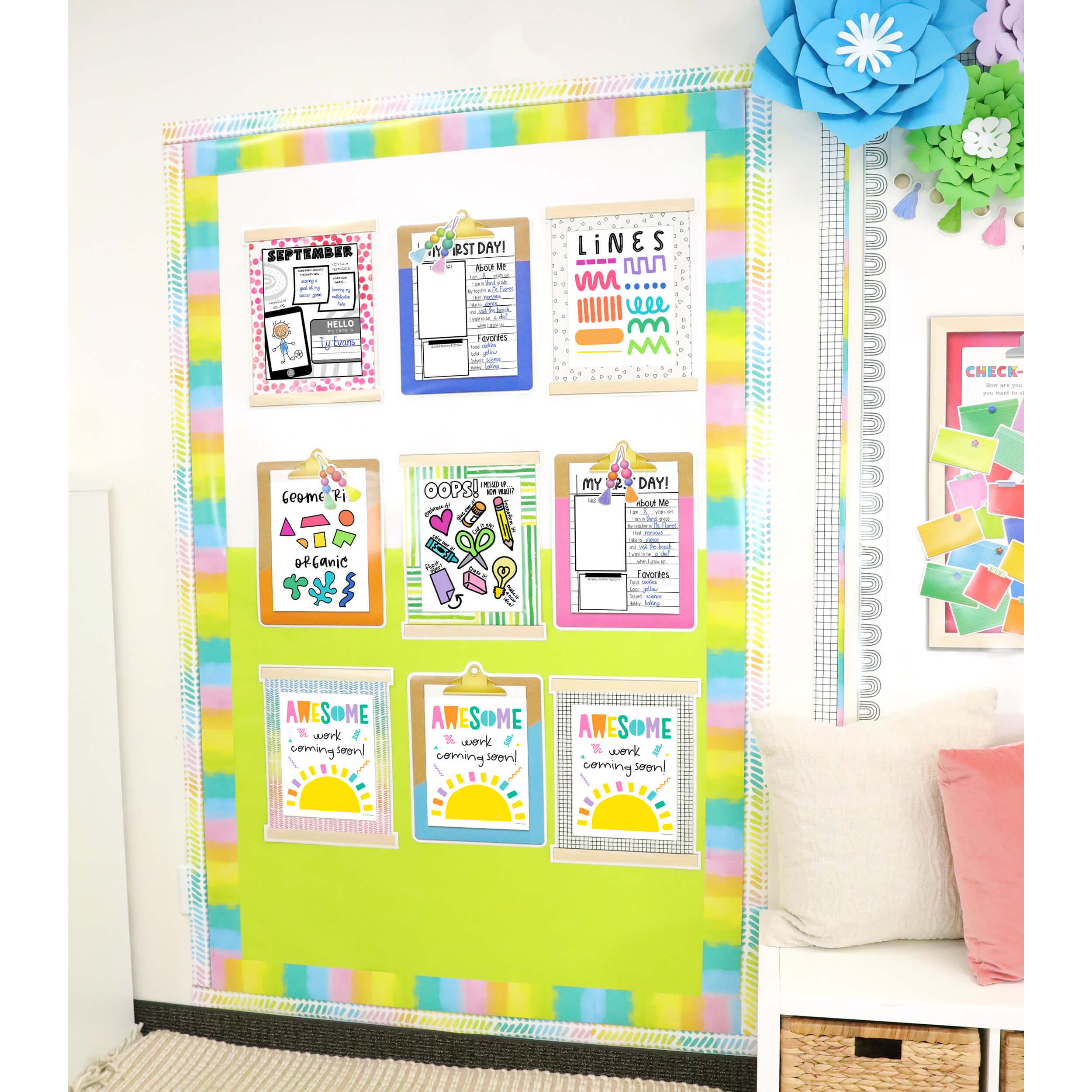 Classroom Display Pack Bulletin Board Set