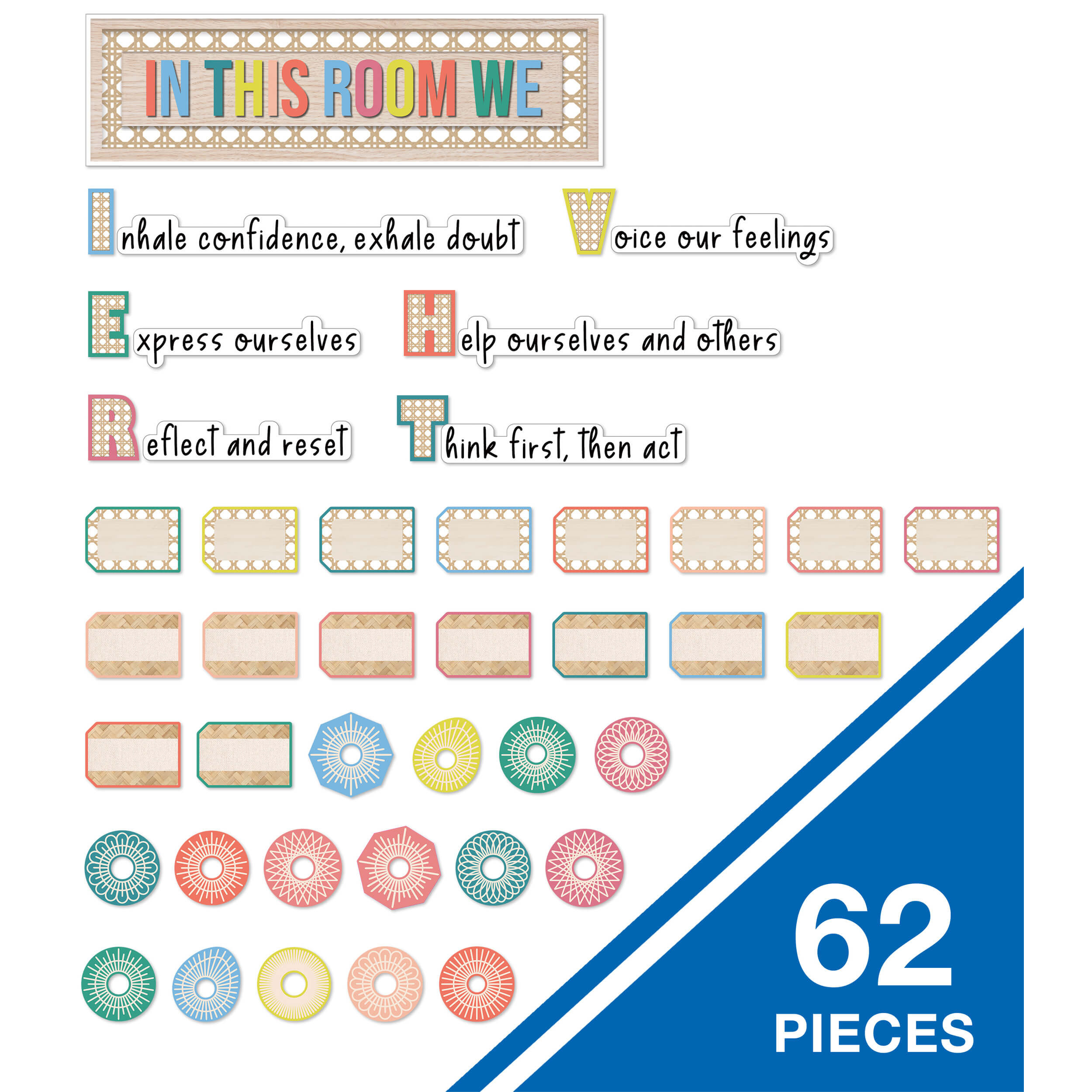 True to You In This Room We Thrive Bulletin Board Set