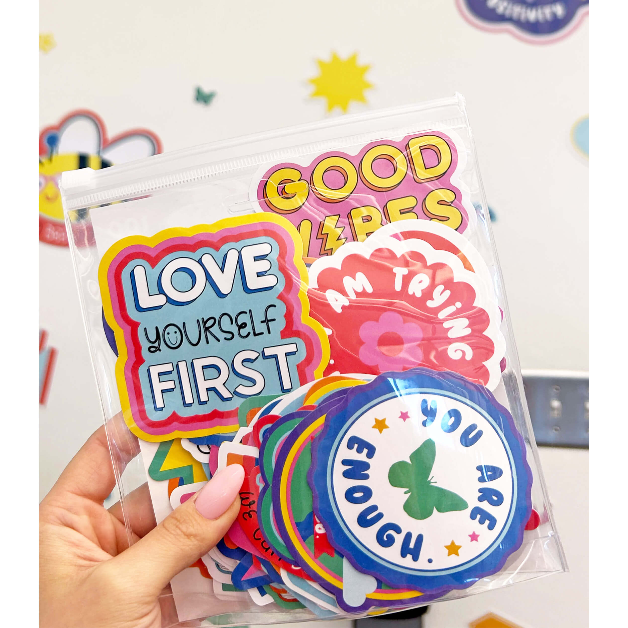 Grade K-12 We Stick Together Vinyl Sticker Pack
