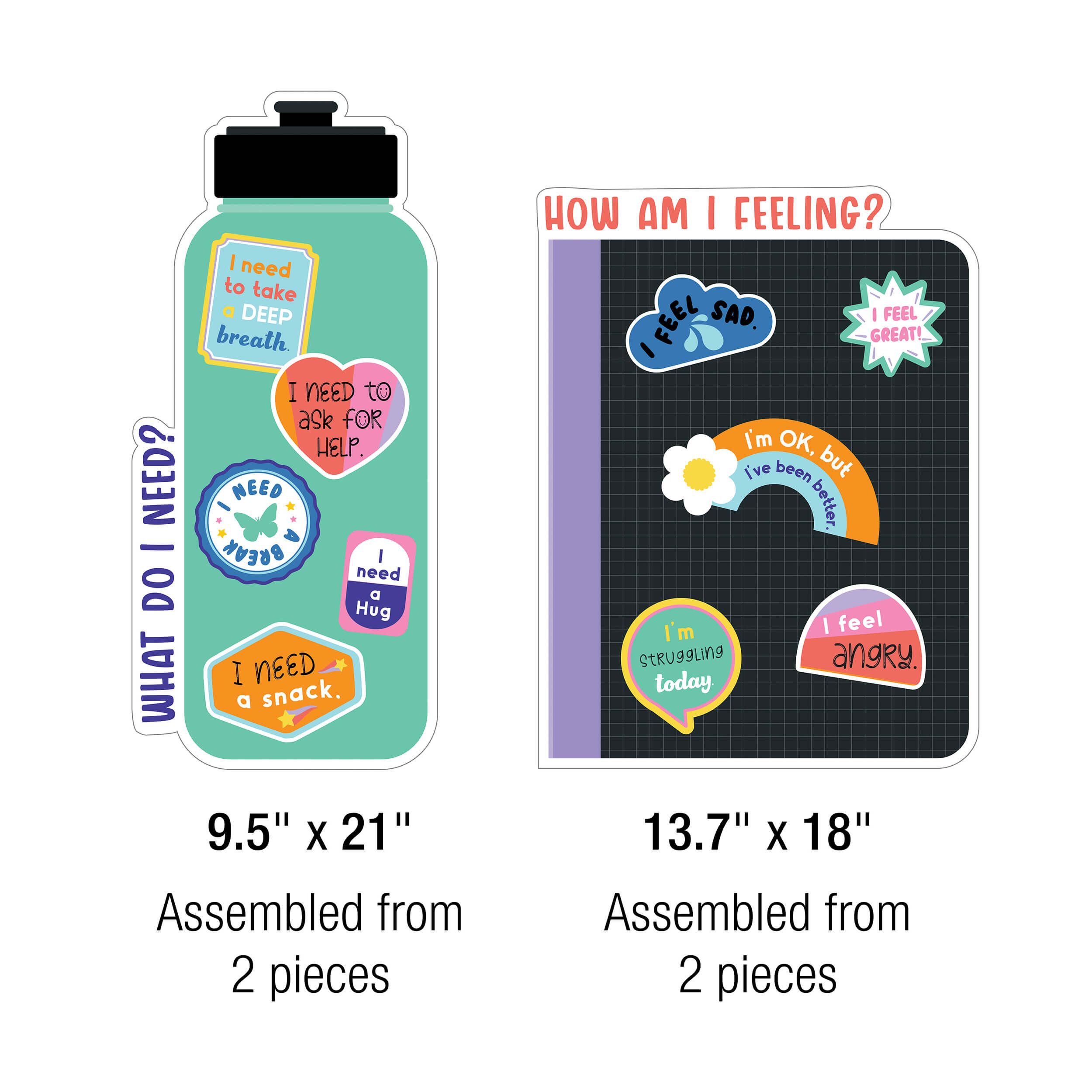 We Stick Together Vibe Check Bulletin Board Set