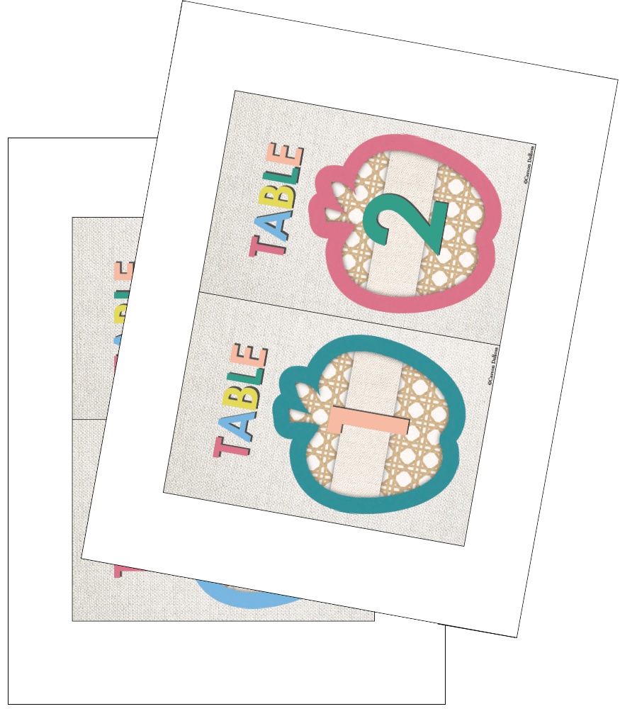 True to You Free Table Numbers | Carson Dellosa