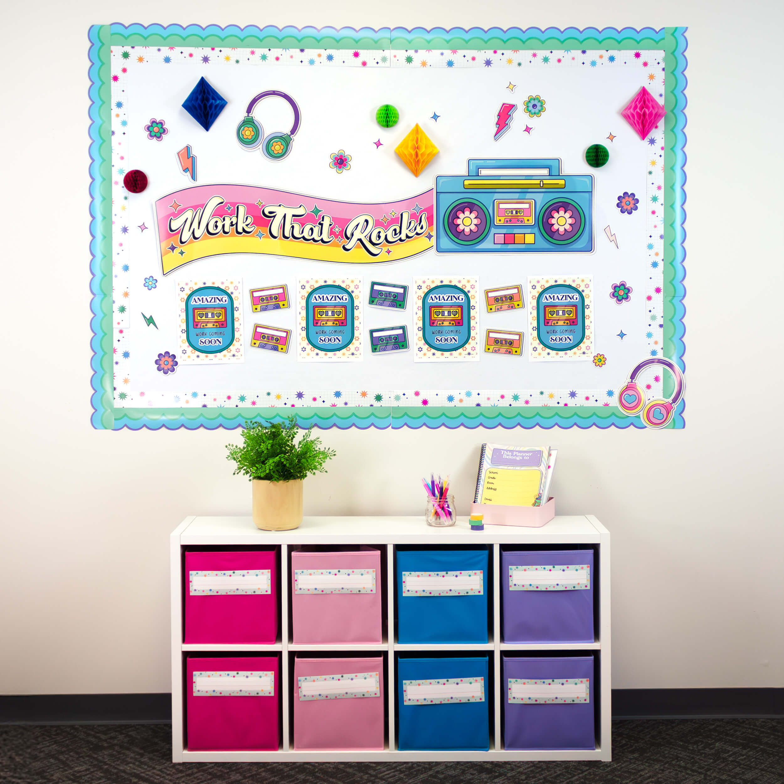Bursts & Twinkles Straight Bulletin Board Borders