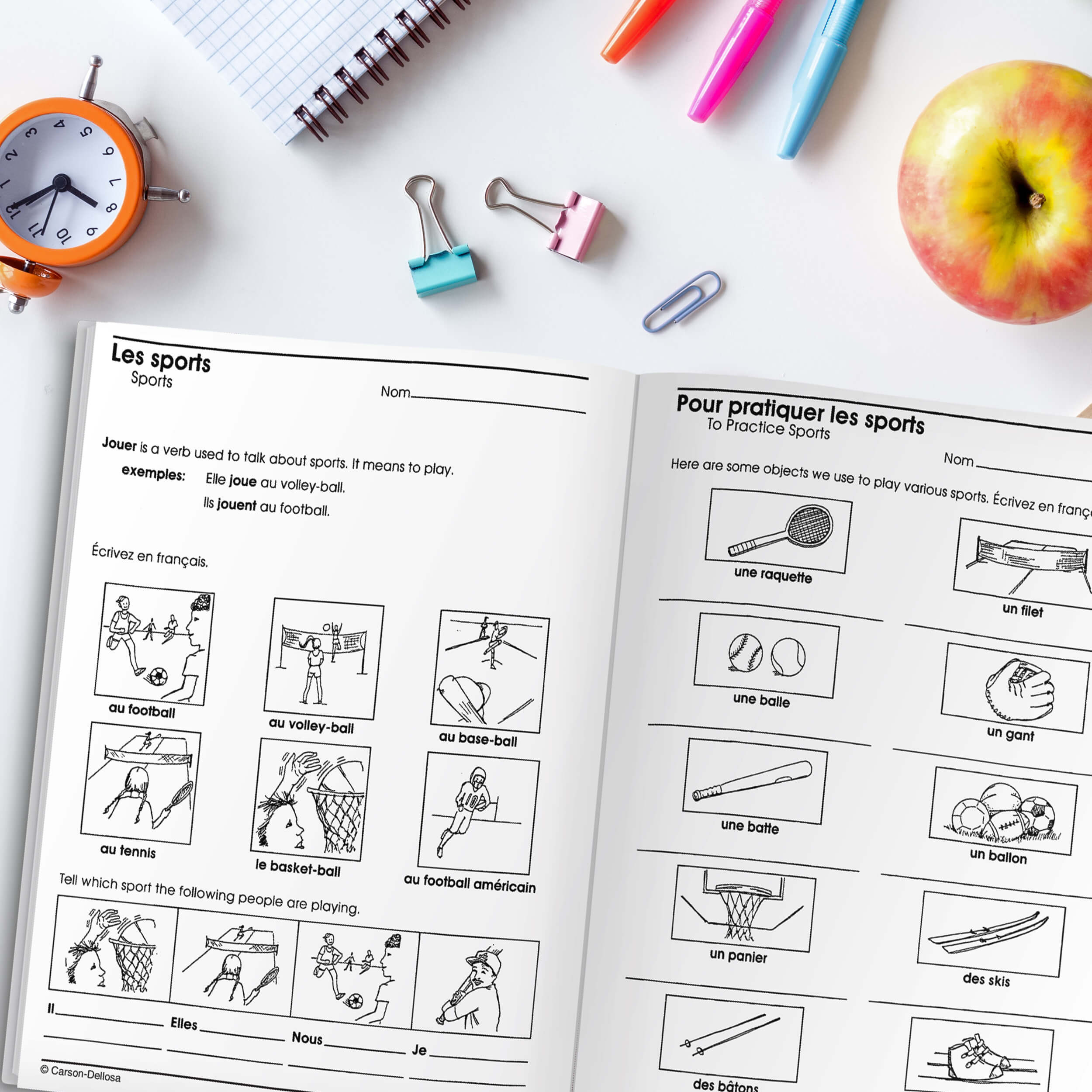 Grade 6-12 French Resource Book eBook