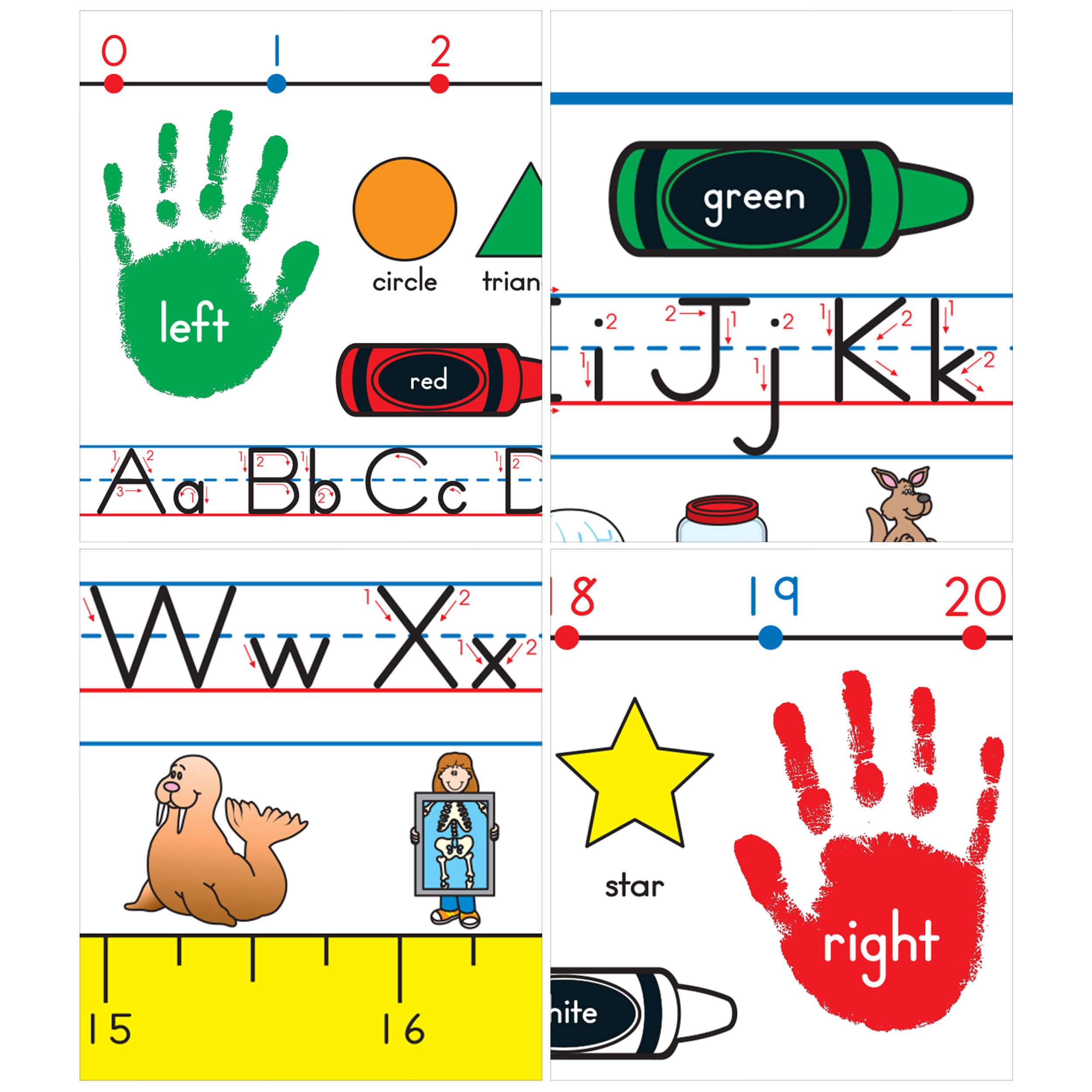 Grade K-3 Traditional Manuscript Name Plates