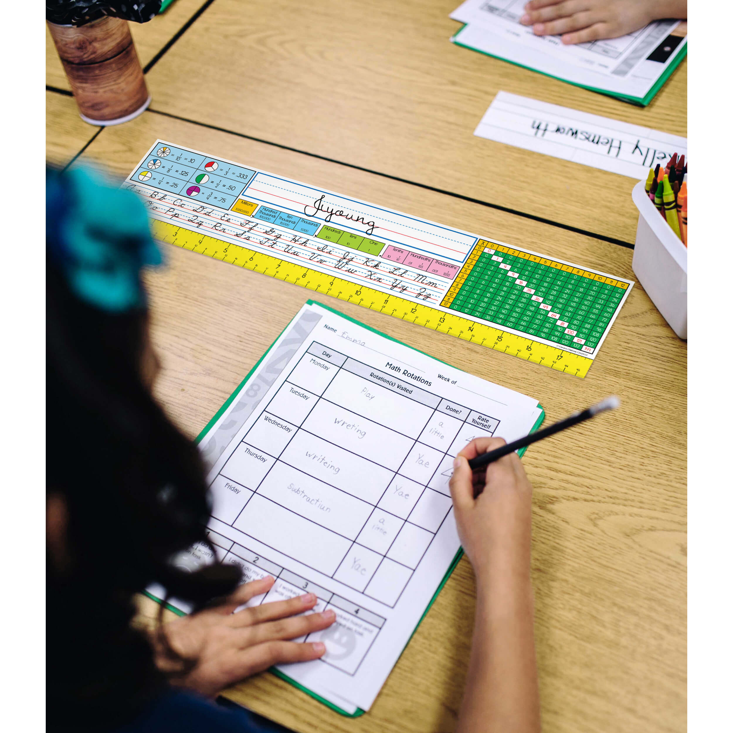 Grade 2-5 Modern Cursive: Grades 3-5 Name Plates
