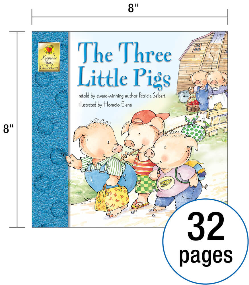 Grade PK-3 The Three Little Pigs Keepsake Stories Storybook Paperback
