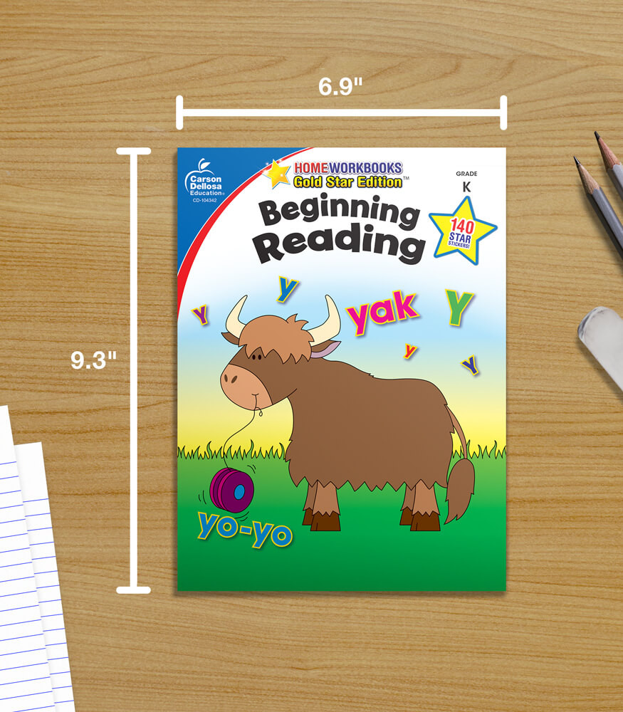 Grade K Home Workbooks Beginning Reading Workbook