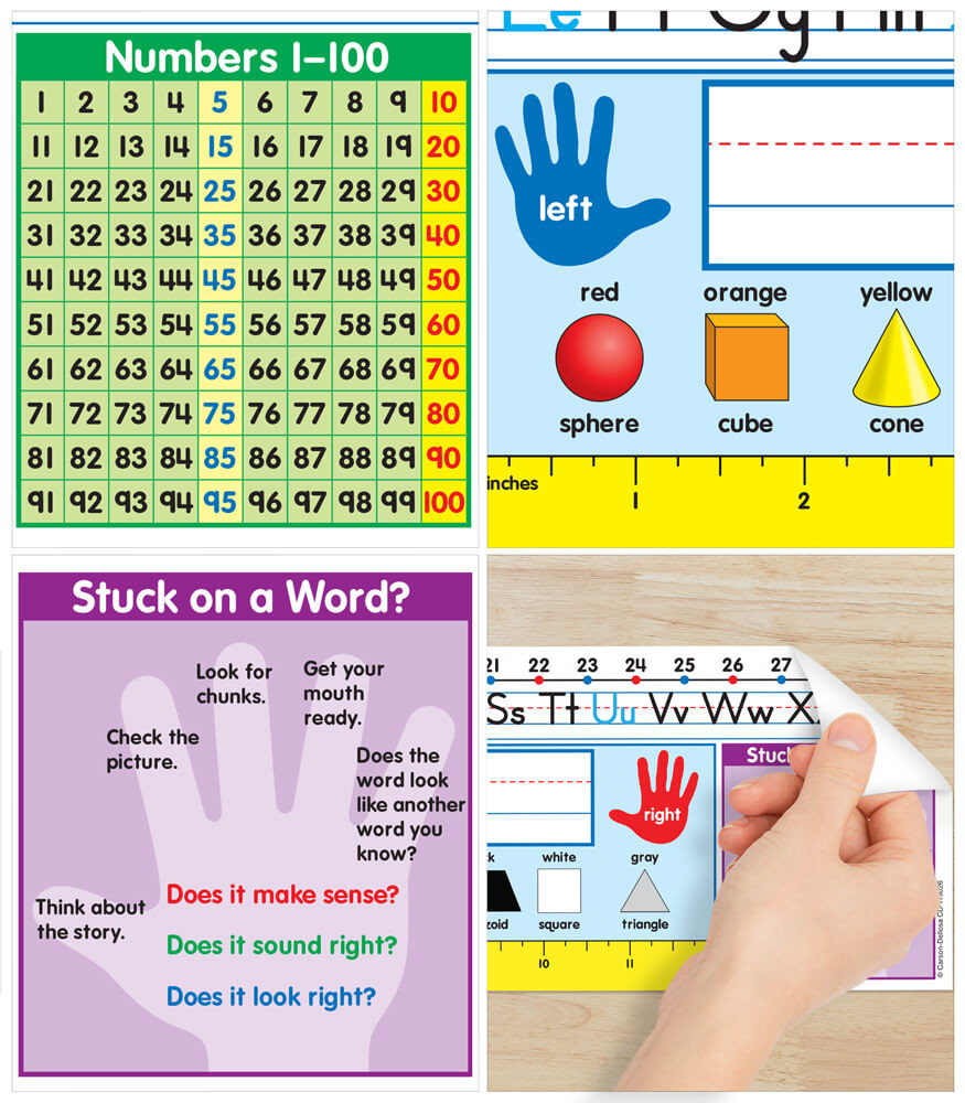 Grade 1-2 Quick Stick Traditional Manuscript Name Plates