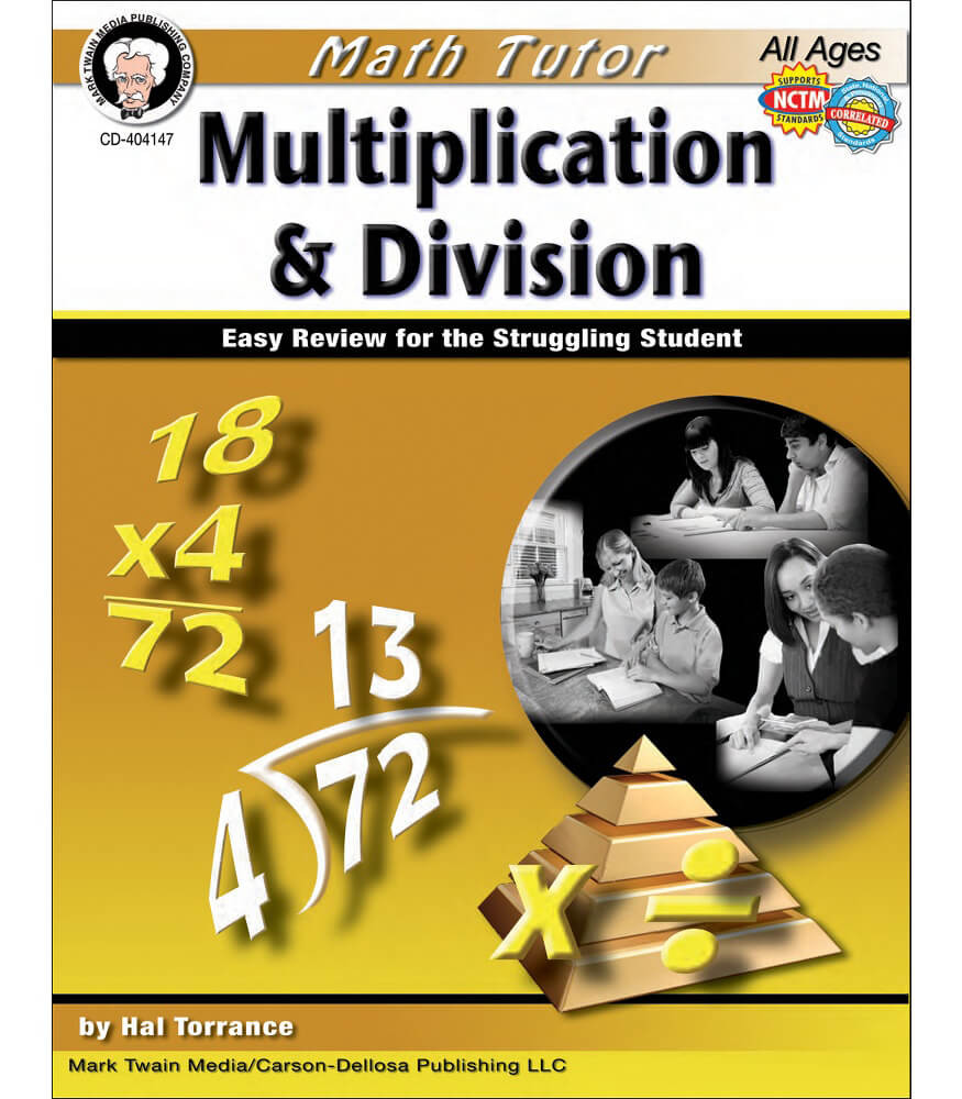 Grade 4-12 Math Tutor: Multiplication and Division Resource Book Paperback
