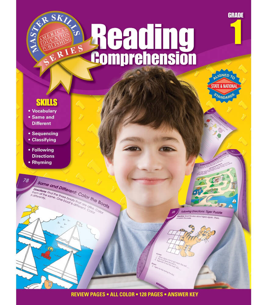 Grade 1 Master Skills: Reading Comprehension Workbook Paperback