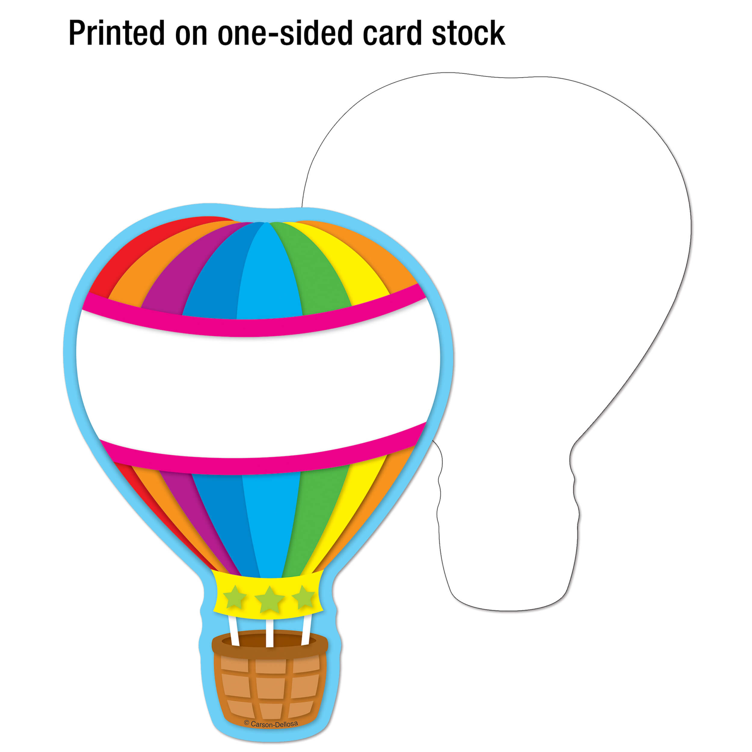 Hot Air Balloons Cutouts