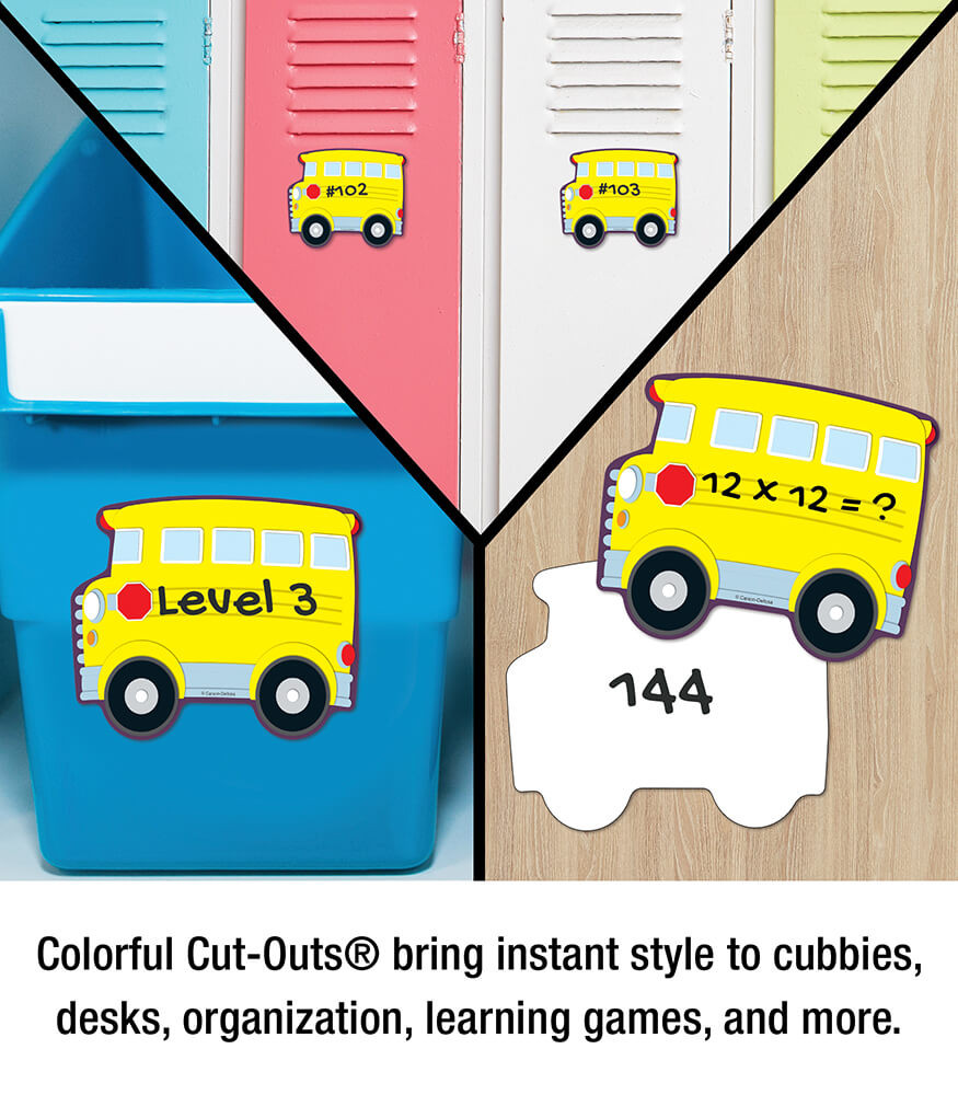 School Bus Cutouts