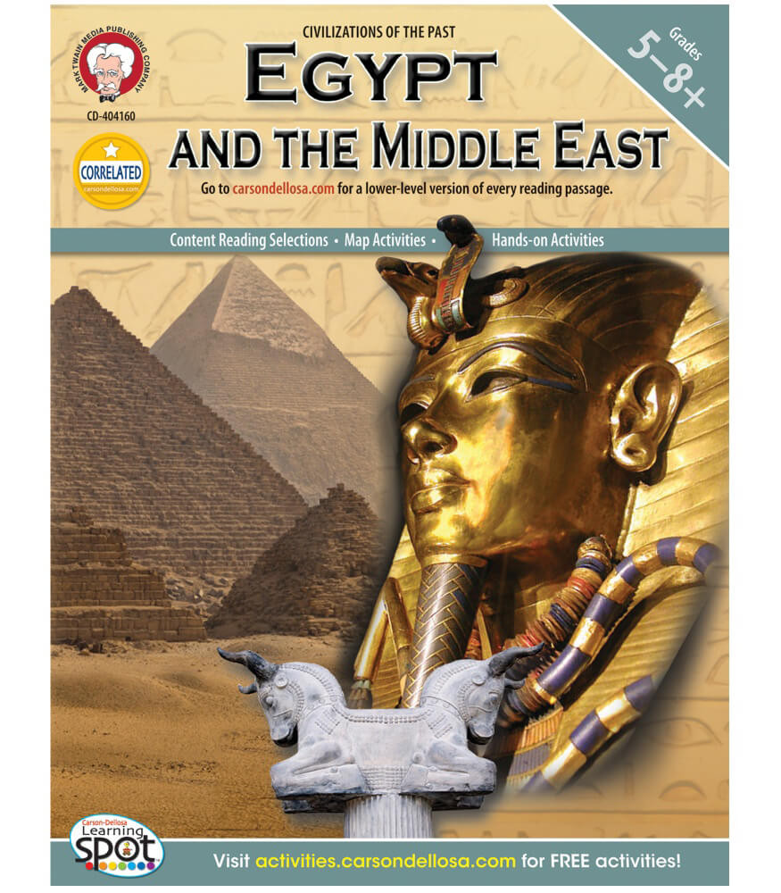 Grade 5-8 World History Egypt and the Middle East Resource Book eBook (PDF)
