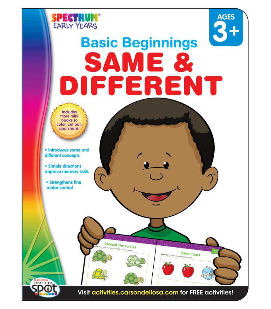 Same & Different Activity Book Grade Preschool-K eBook