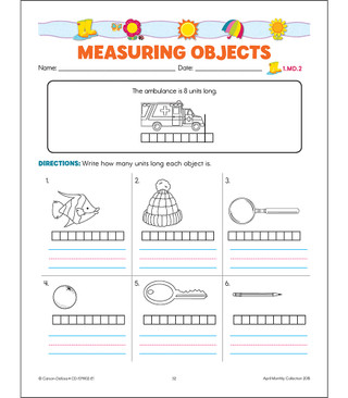 April Monthly Printable Collection Grade 1